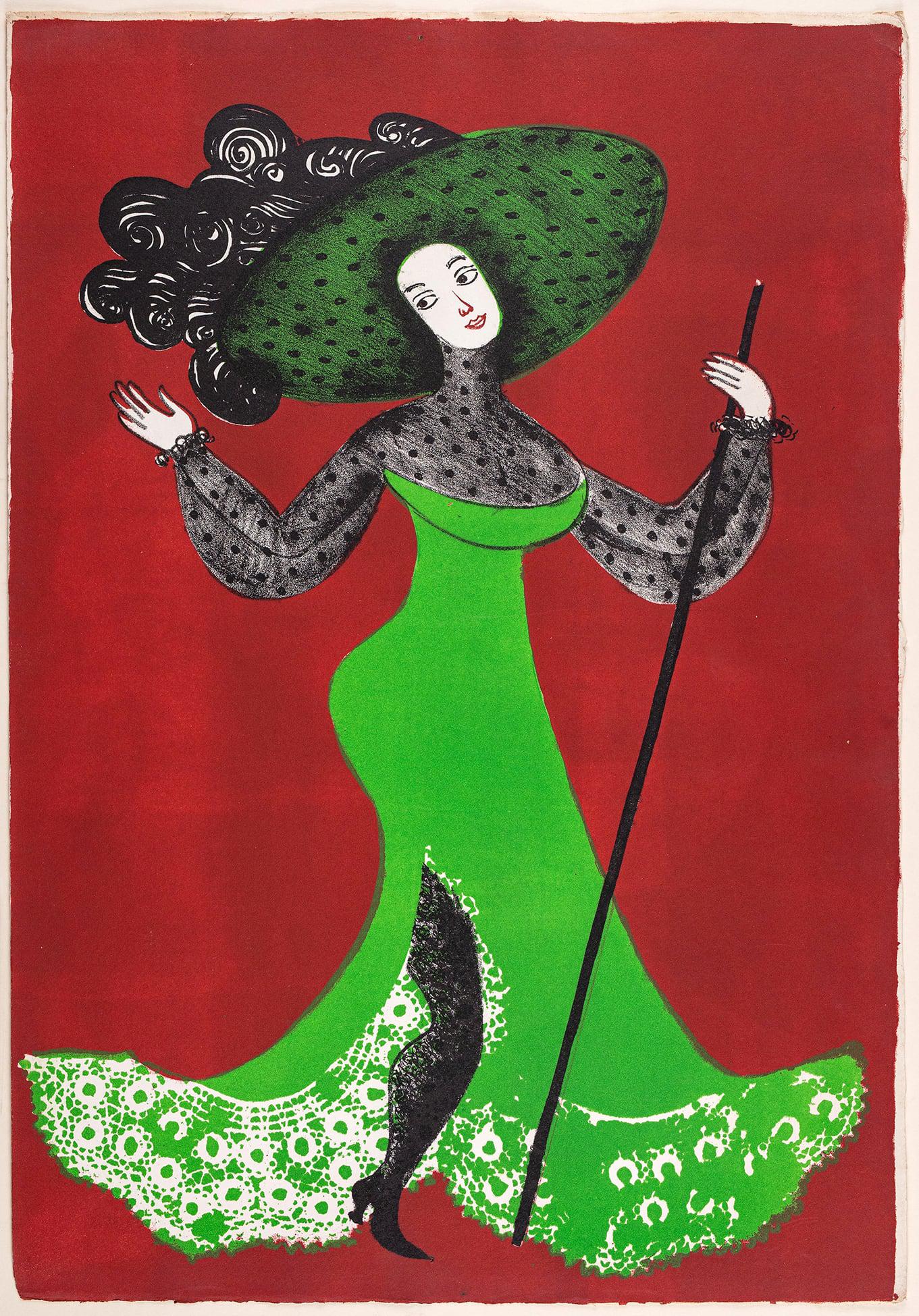 Binder (Lady Elwyn-Jones), Pearl (1904 – 1990) – The Green Dress ...