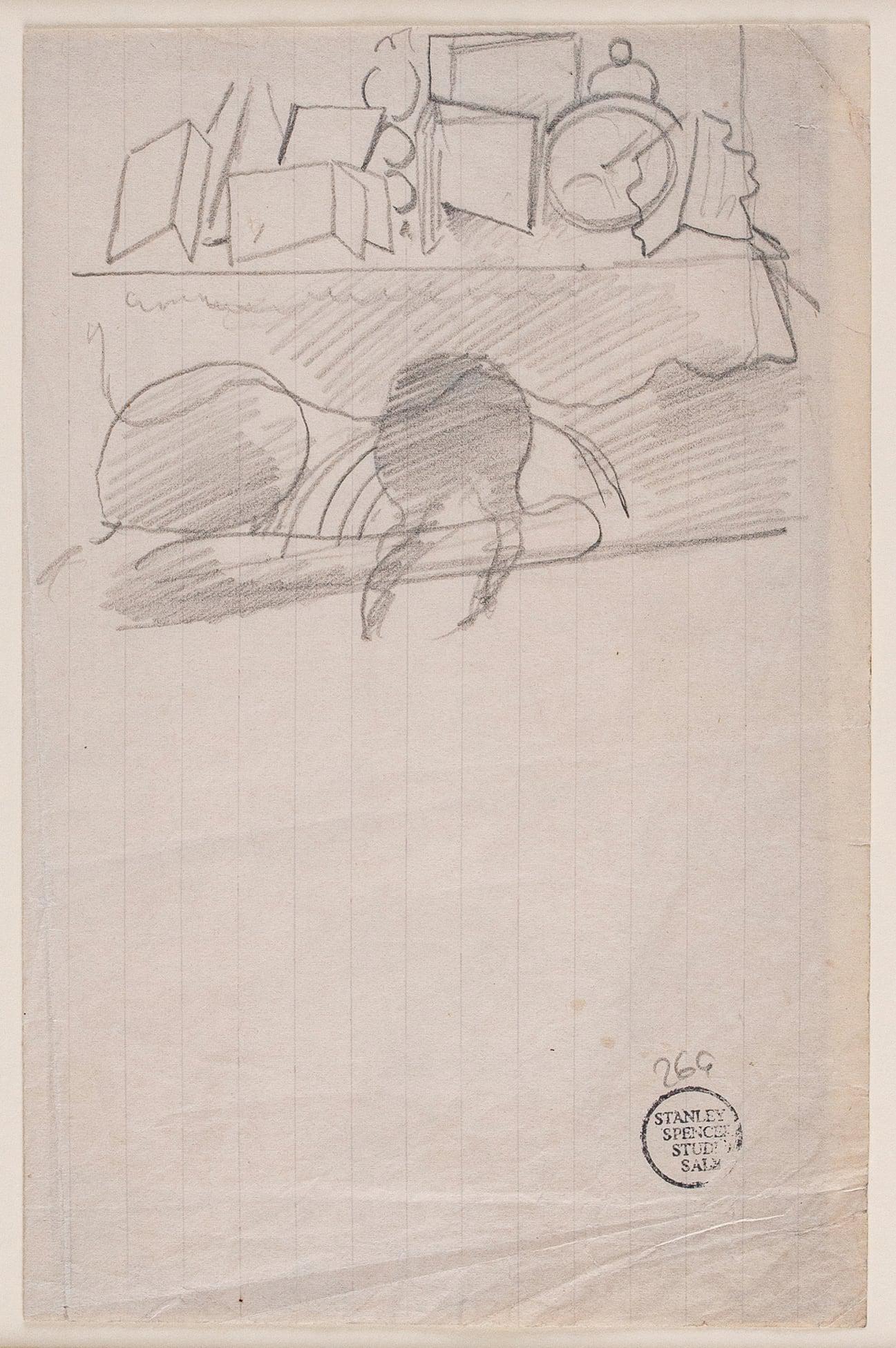 Spencer R.A., Sir Stanley (1891 – 1959) – Two figures and a mantle ...