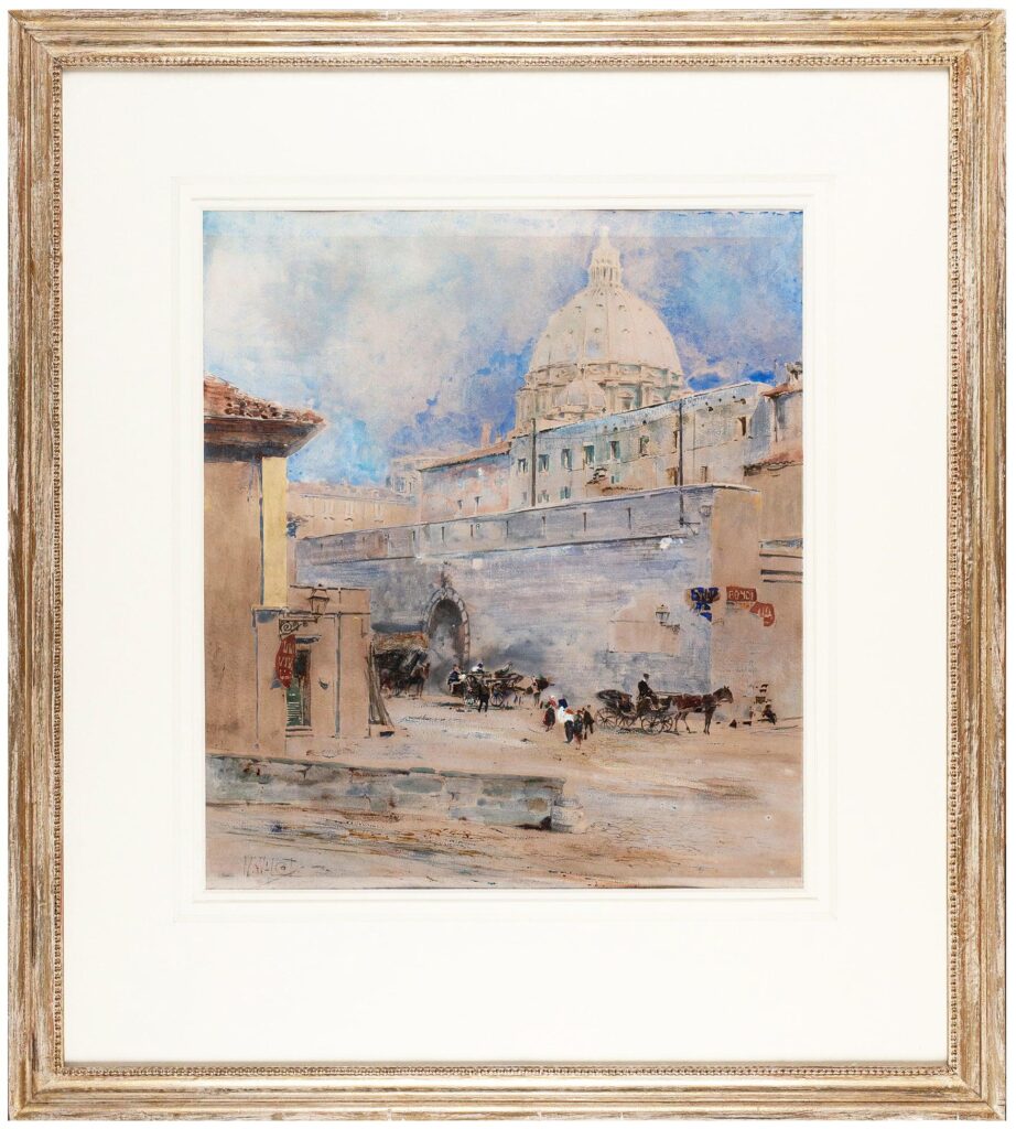 Walcot R.E., William (1874 – 1943) – Italy; Rome, the Vatican. The Holy ...