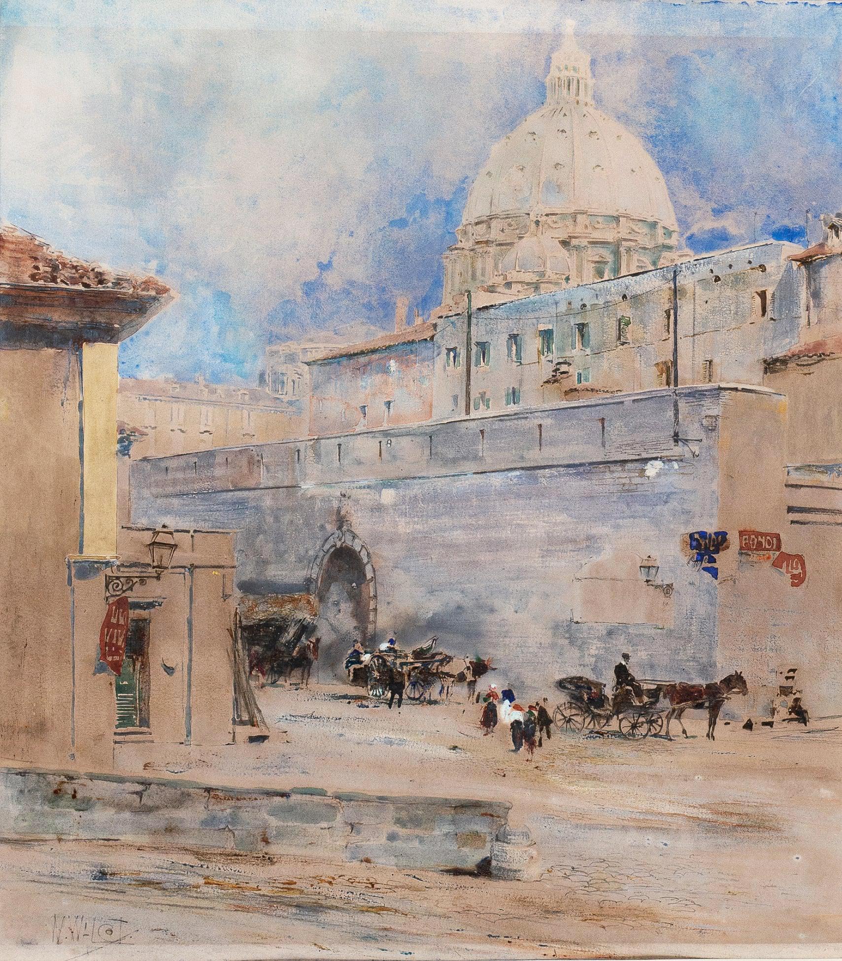 Walcot R.E., William (1874 – 1943) – Italy; Rome, the Vatican. The Holy ...