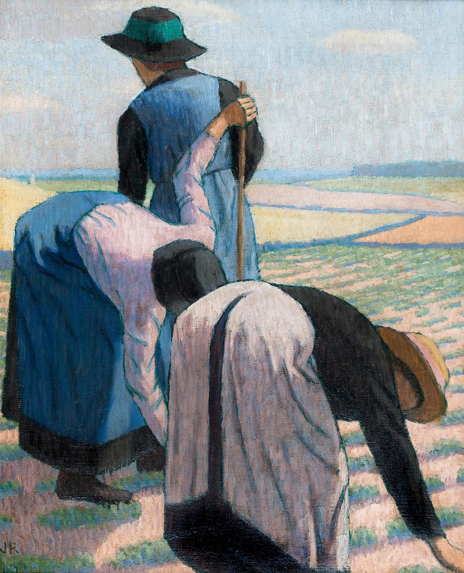 Raverat, Jacques (1885 – 1925) – ‘Hoeing Women’ / ‘Turnip Hoeing ...