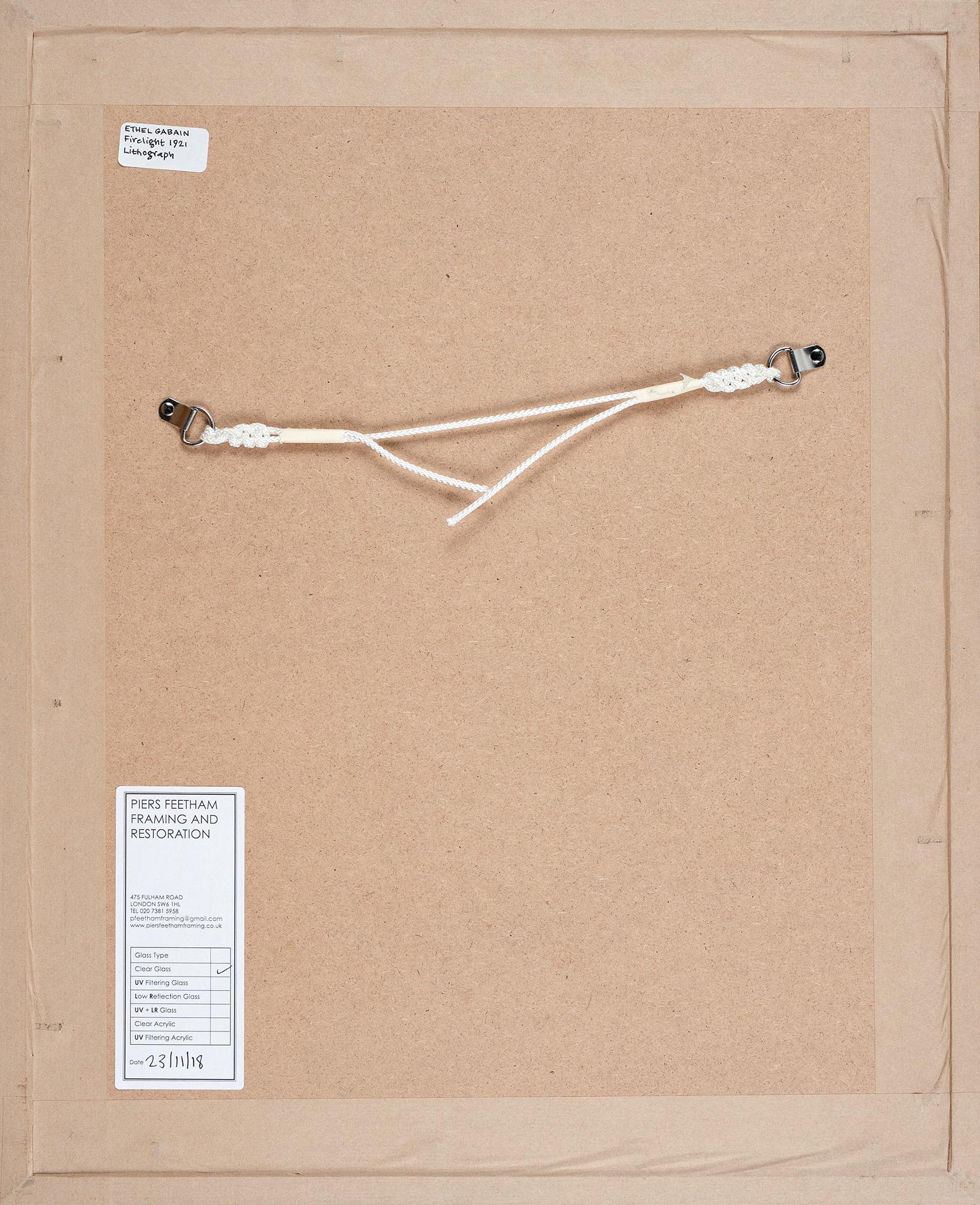 Gabain, Ethel (1883 – 1950) – Firelight (W222) | ABBOTT and HOLDER