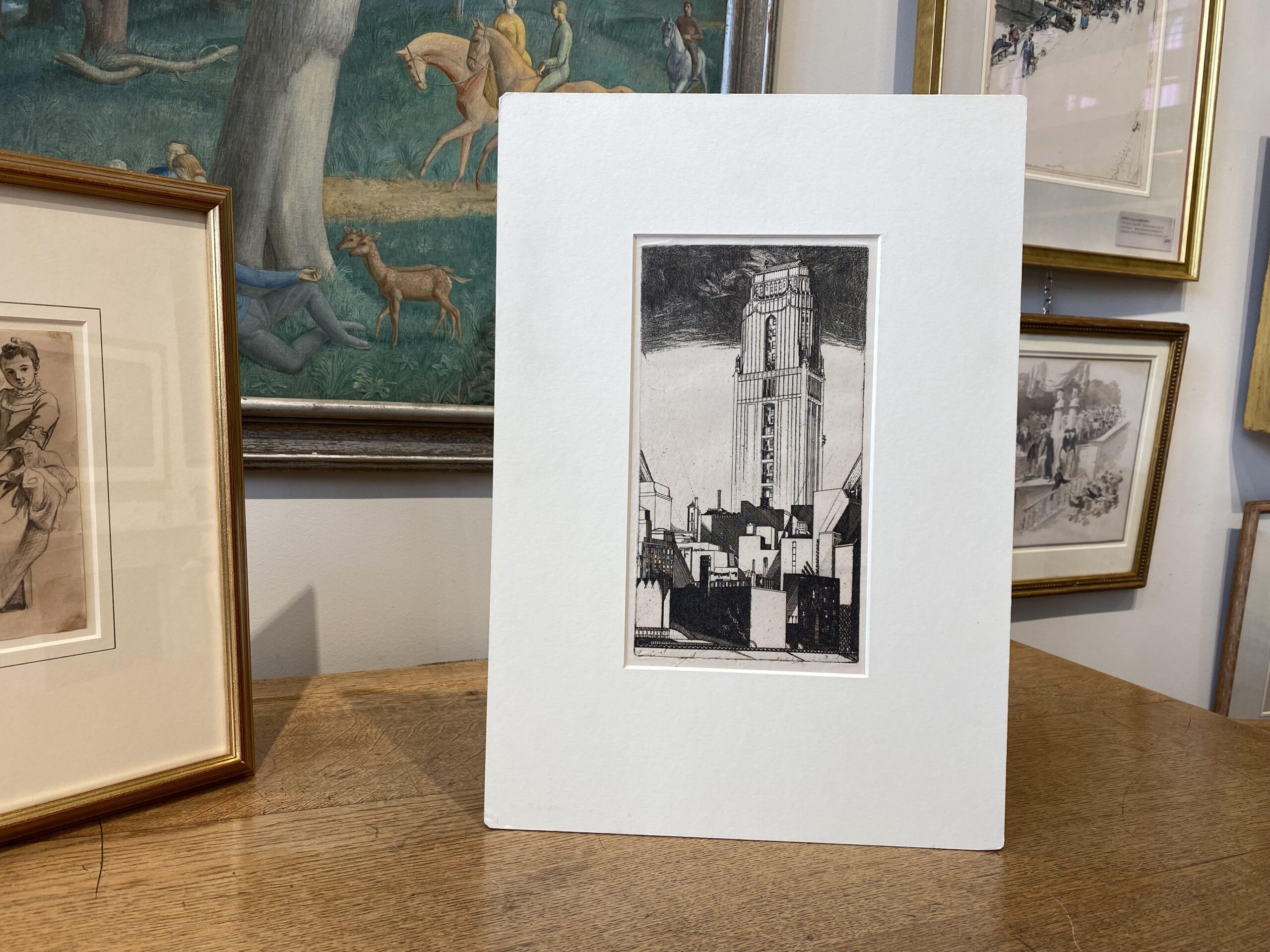 Larkins, William Martin (1901 – 1974) – New York; Bush Tower, West 42nd ...