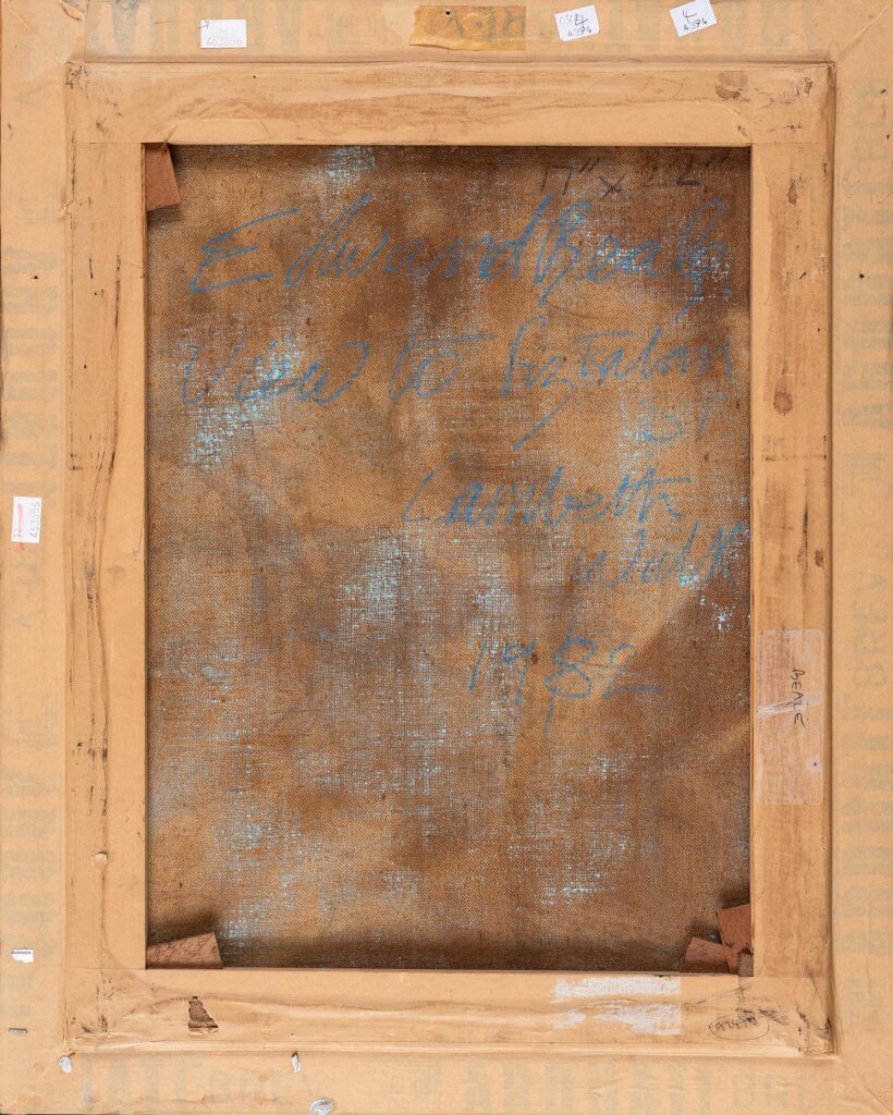 Beale, Edward (born 1950) – London; ‘View to Fitzalan Street, Lambeth ...