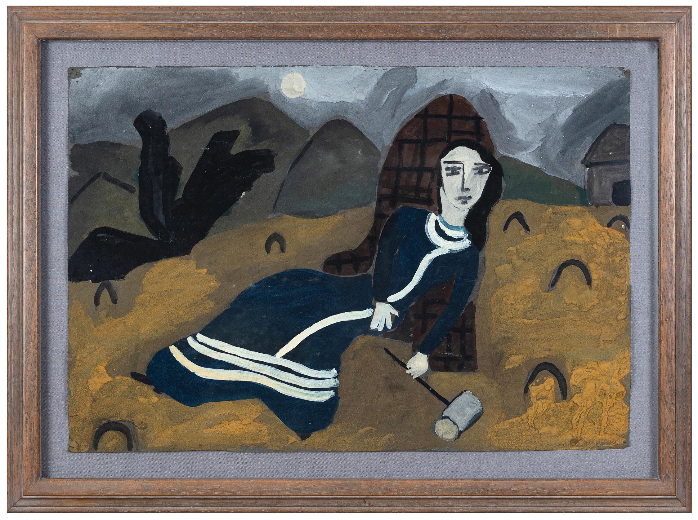 Collins, Elisabeth (1904 – 2000) – ‘A Woman Grieving’. | ABBOTT and HOLDER