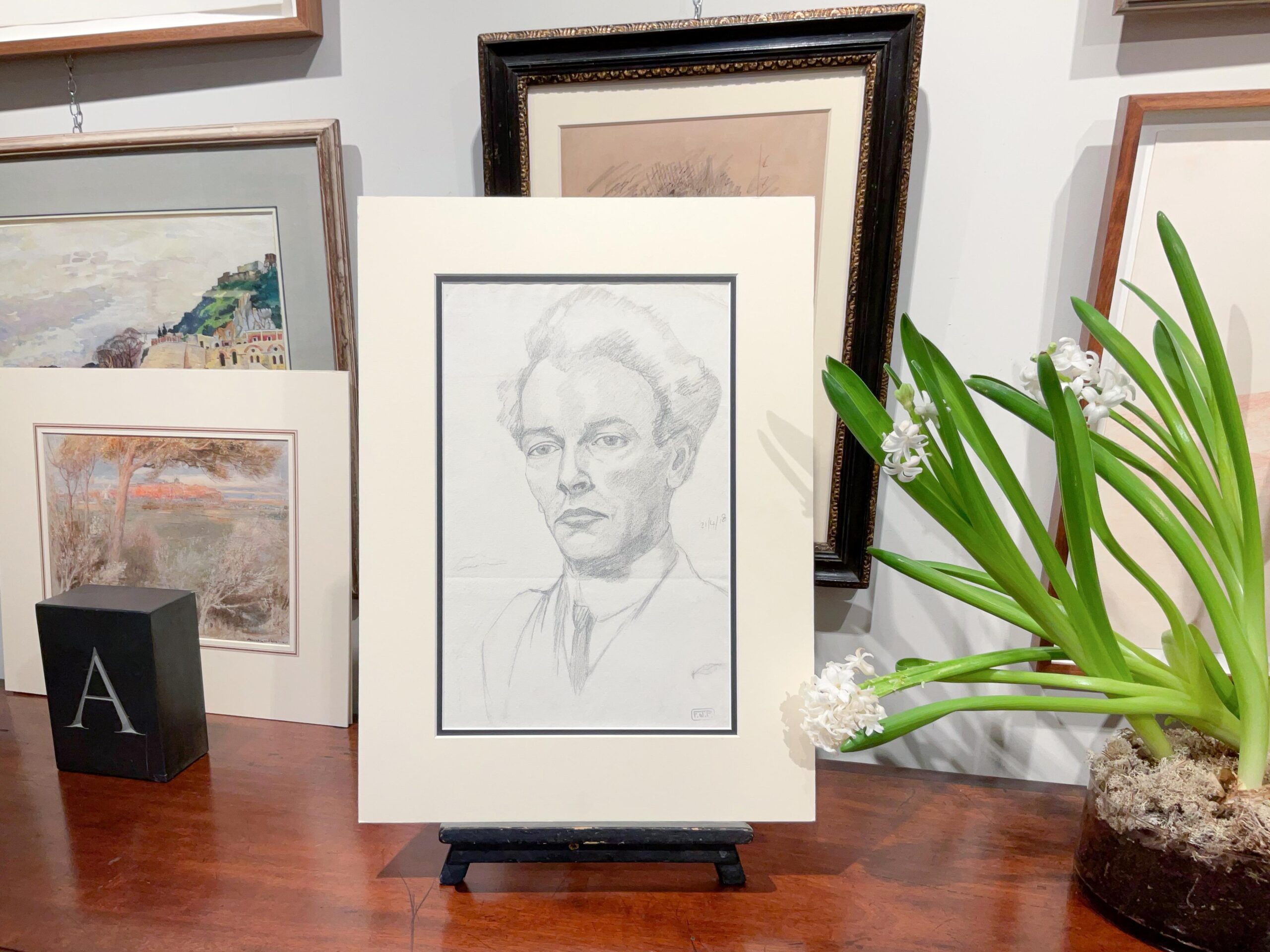 Porter, Frederick (1883 – 1944) – Self portrait. | ABBOTT and HOLDER