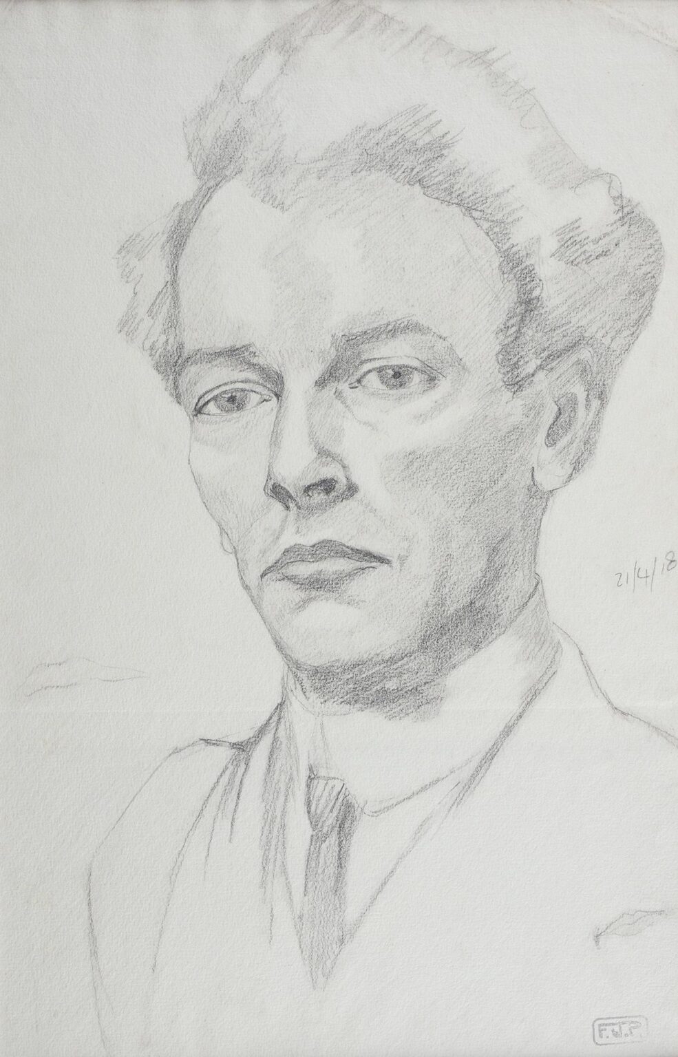 Porter, Frederick (1883 – 1944) – Self portrait. | ABBOTT and HOLDER