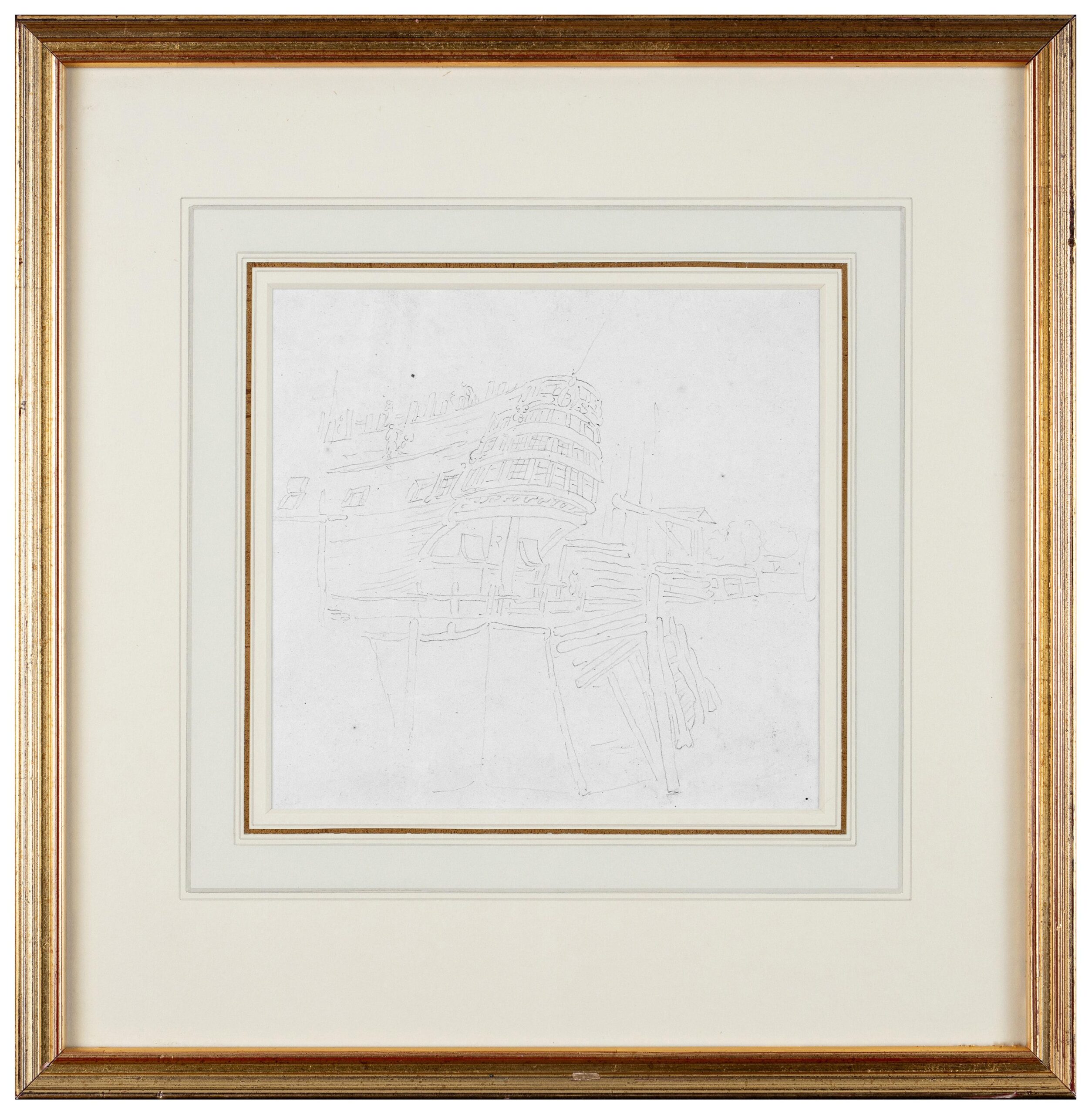 Rowlandson Thomas 1756 1827 Shipyard Abbott And Holder