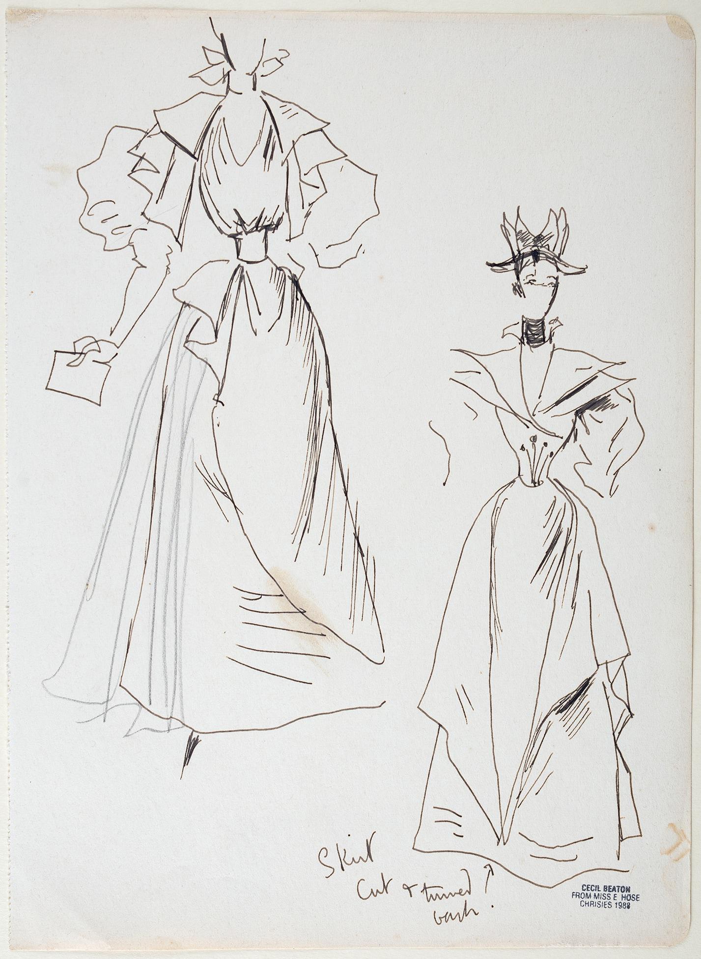 Beaton, Sir Cecil (1904 – 1980) – Costume design for Noel Coward’s ...