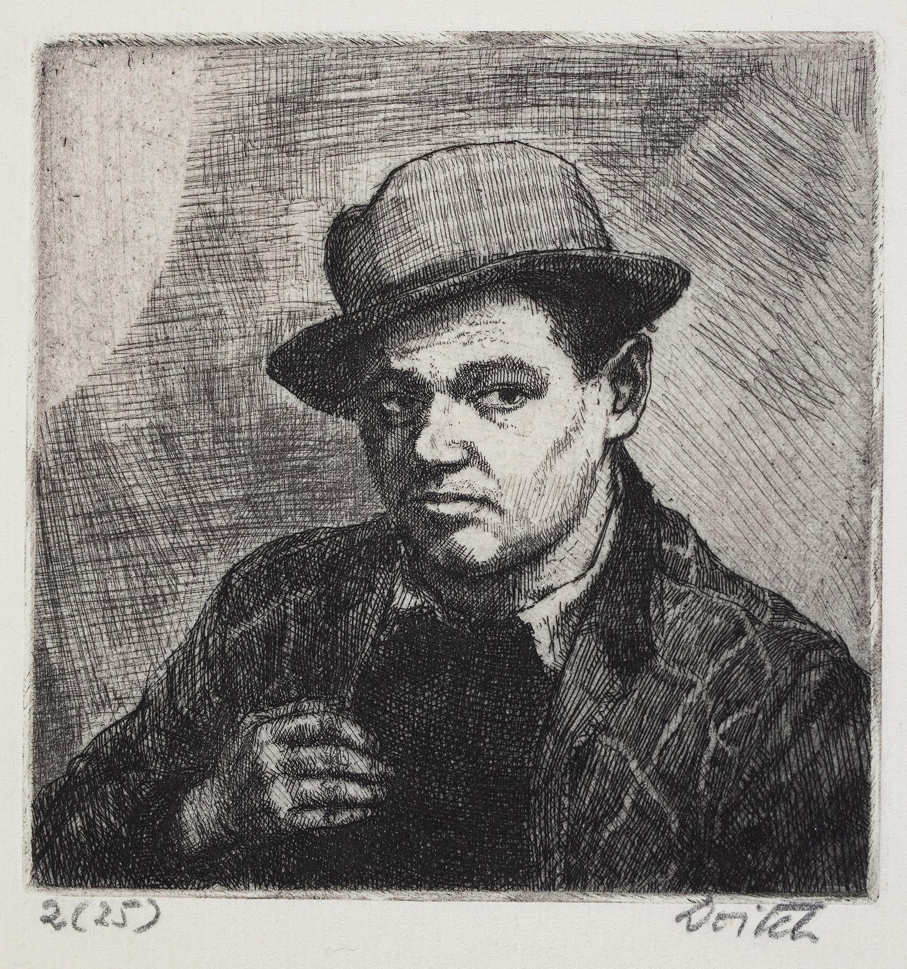 Doitch, Eric (1923 – 2000) – Self Portrait. | ABBOTT and HOLDER