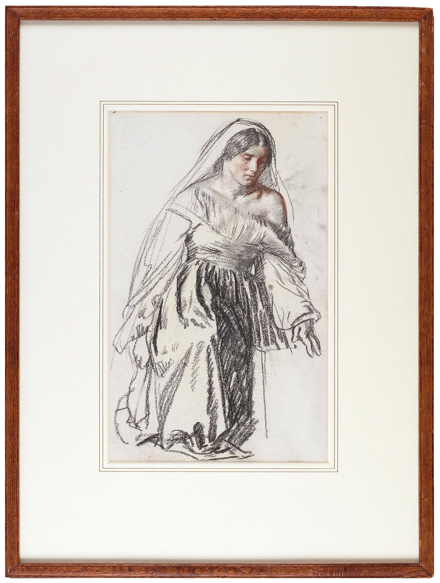Bell R.A., Robert Anning (1863 – 1933) – Study for a figure composition ...