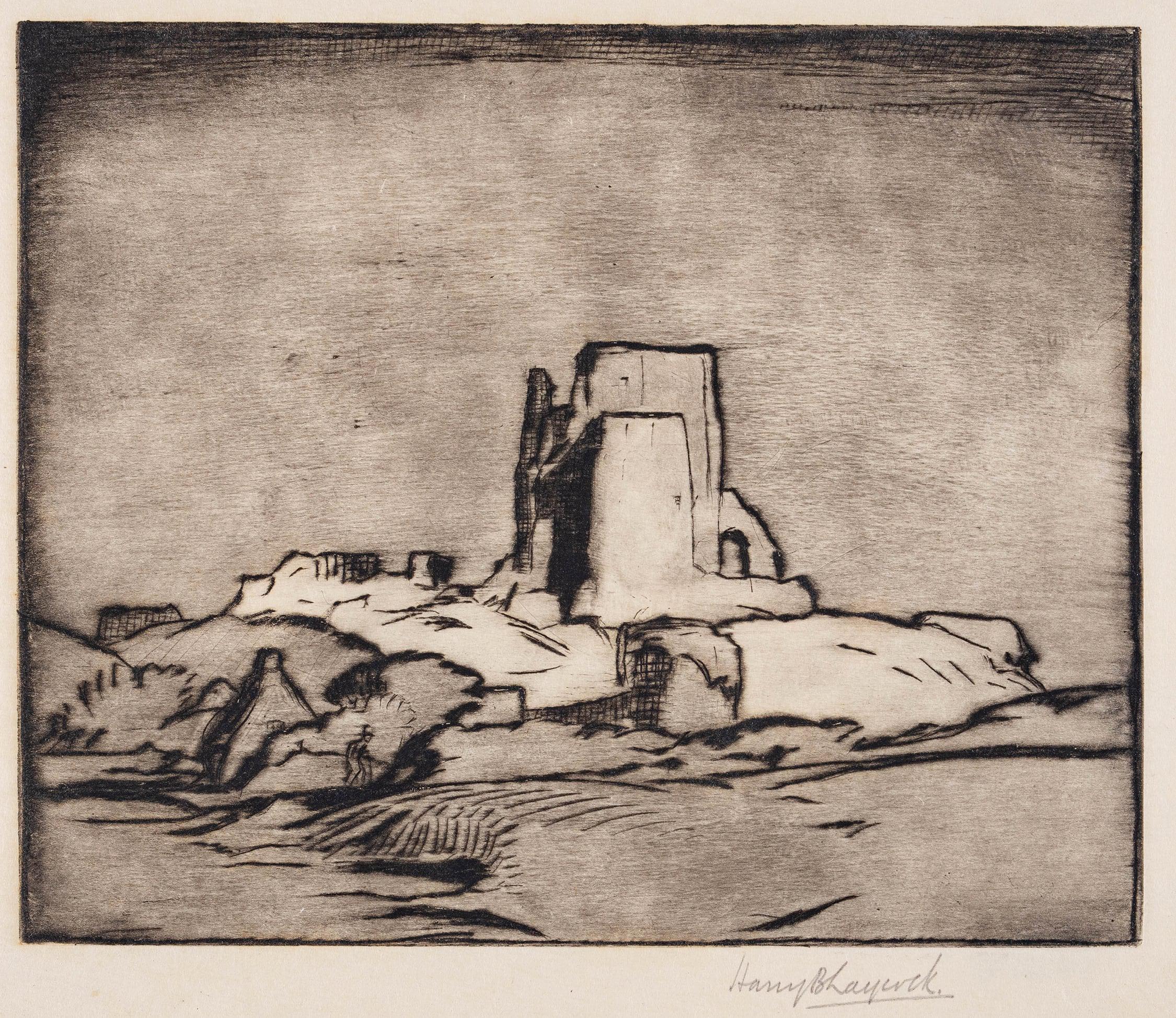 Laycock (Twentieth Century), Harry B – Fortress ruins. | ABBOTT and HOLDER