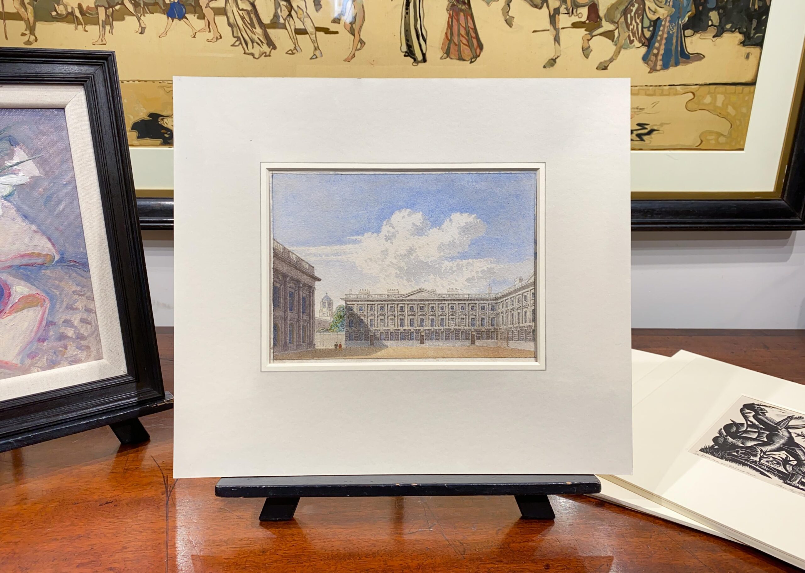 Pyne, George (1800 – 1884) – Oxford; Christchurch, the Peckwater Quad ...