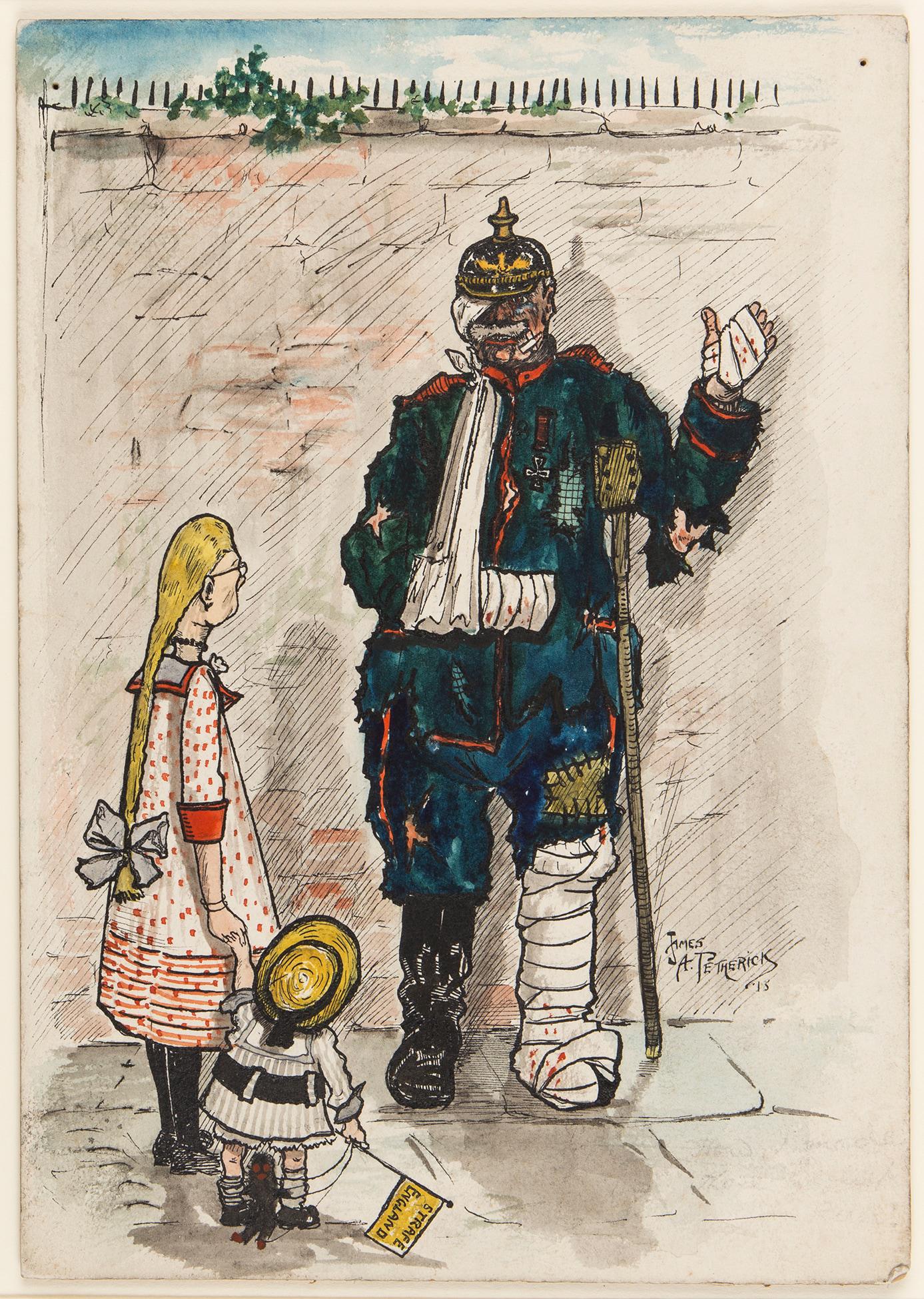 Petherick, James A – WWI; ‘Strafe England’ / ‘Punish England’. | ABBOTT ...