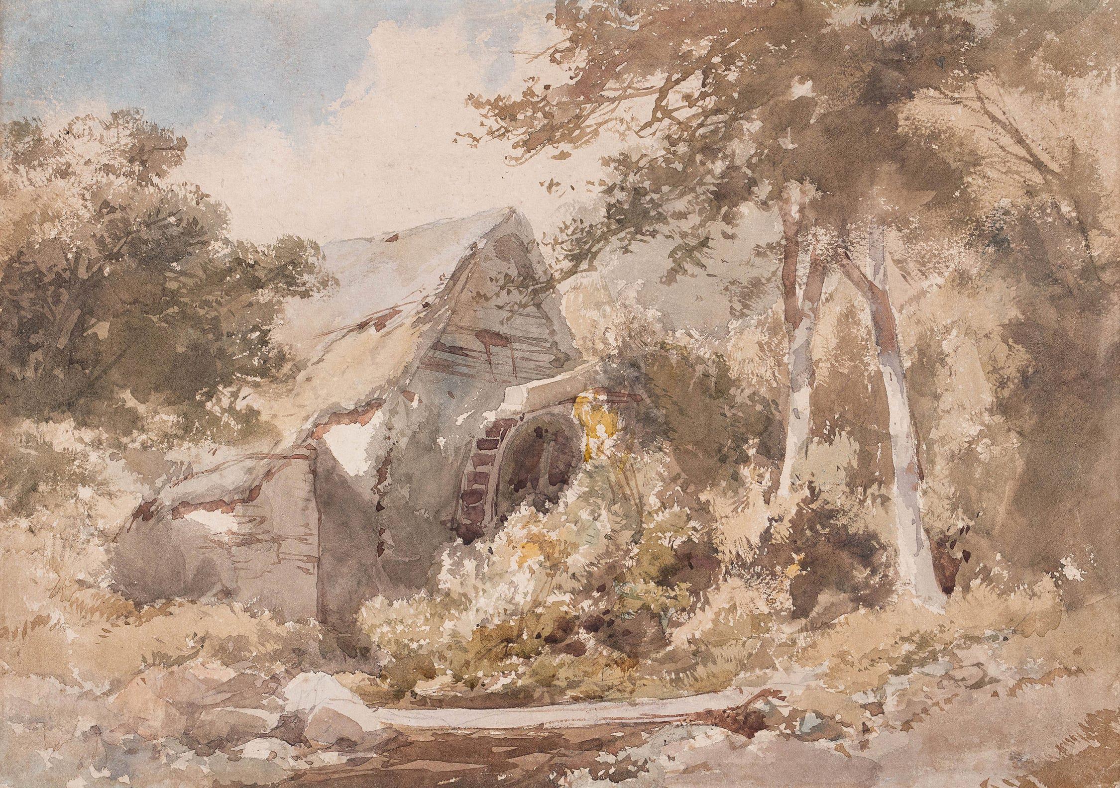 Naftel, Paul Jacob (1819 – 1871) – Somerset; Pyles Mill at Allerford ...