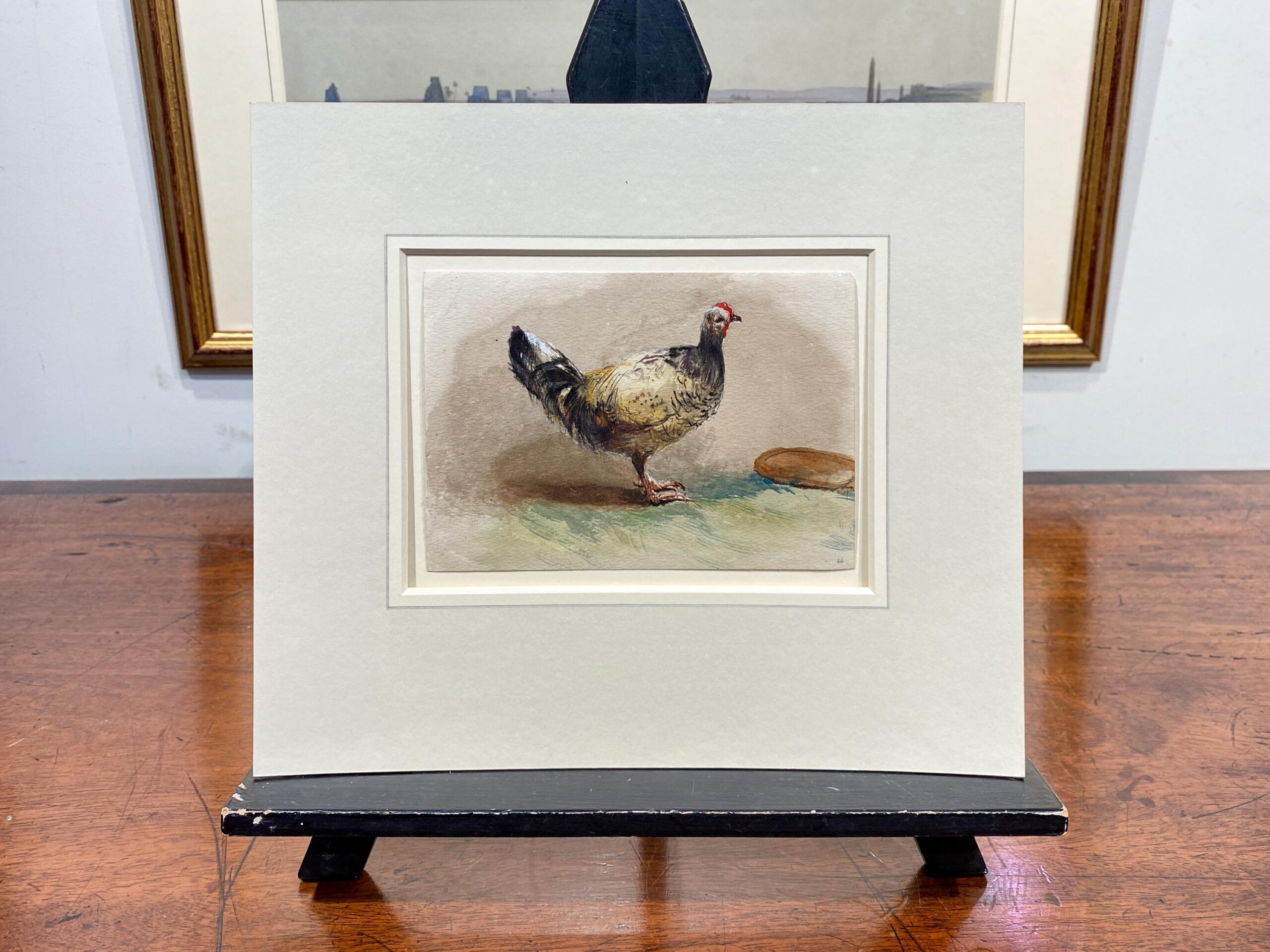 Stark, Arthur James (1831 – 1902) – Hen, in profile. | ABBOTT and HOLDER