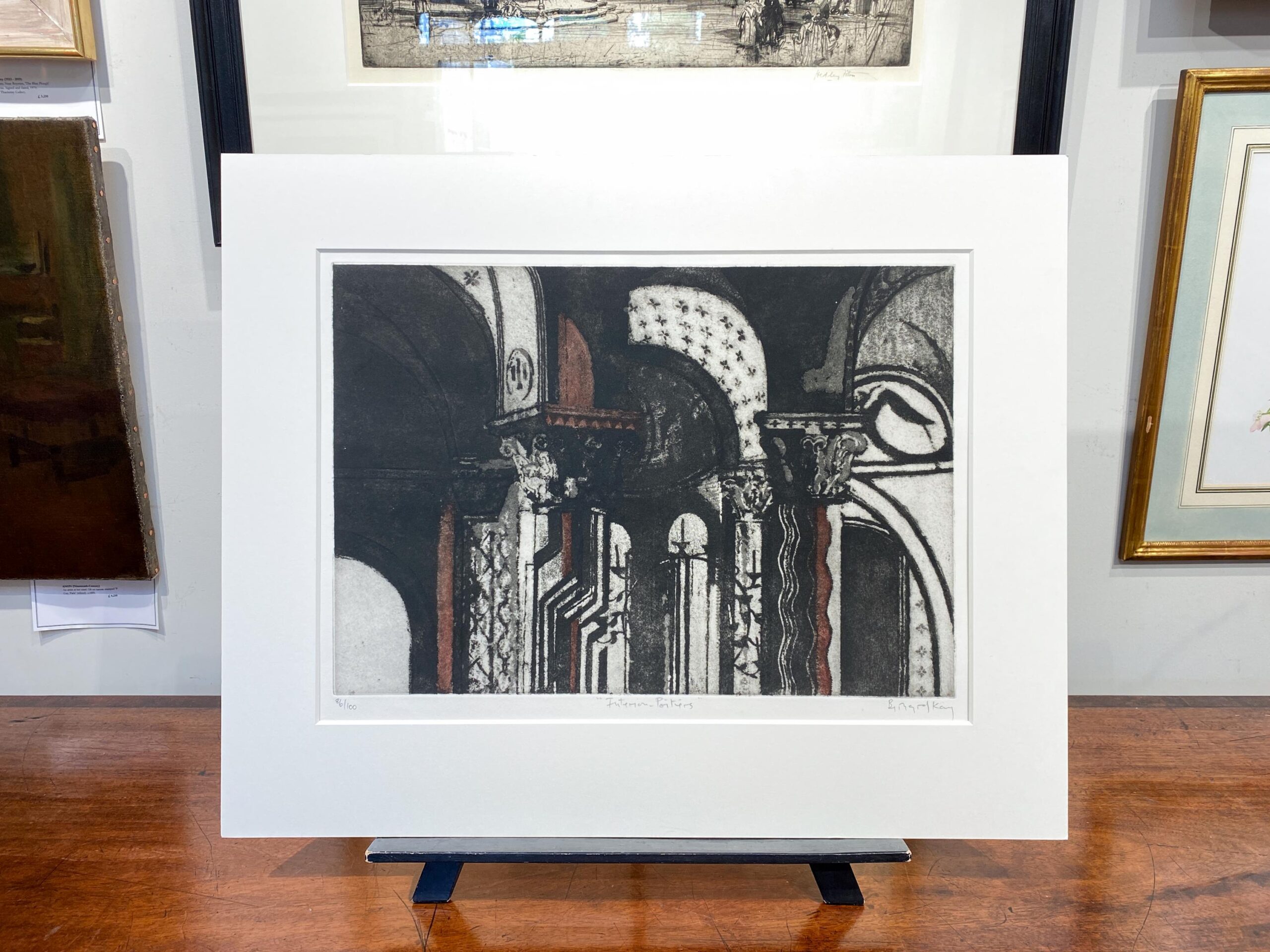 Kay, Bernard (1927 – 2012) – France; ‘Interior Poitiers’. | ABBOTT and ...