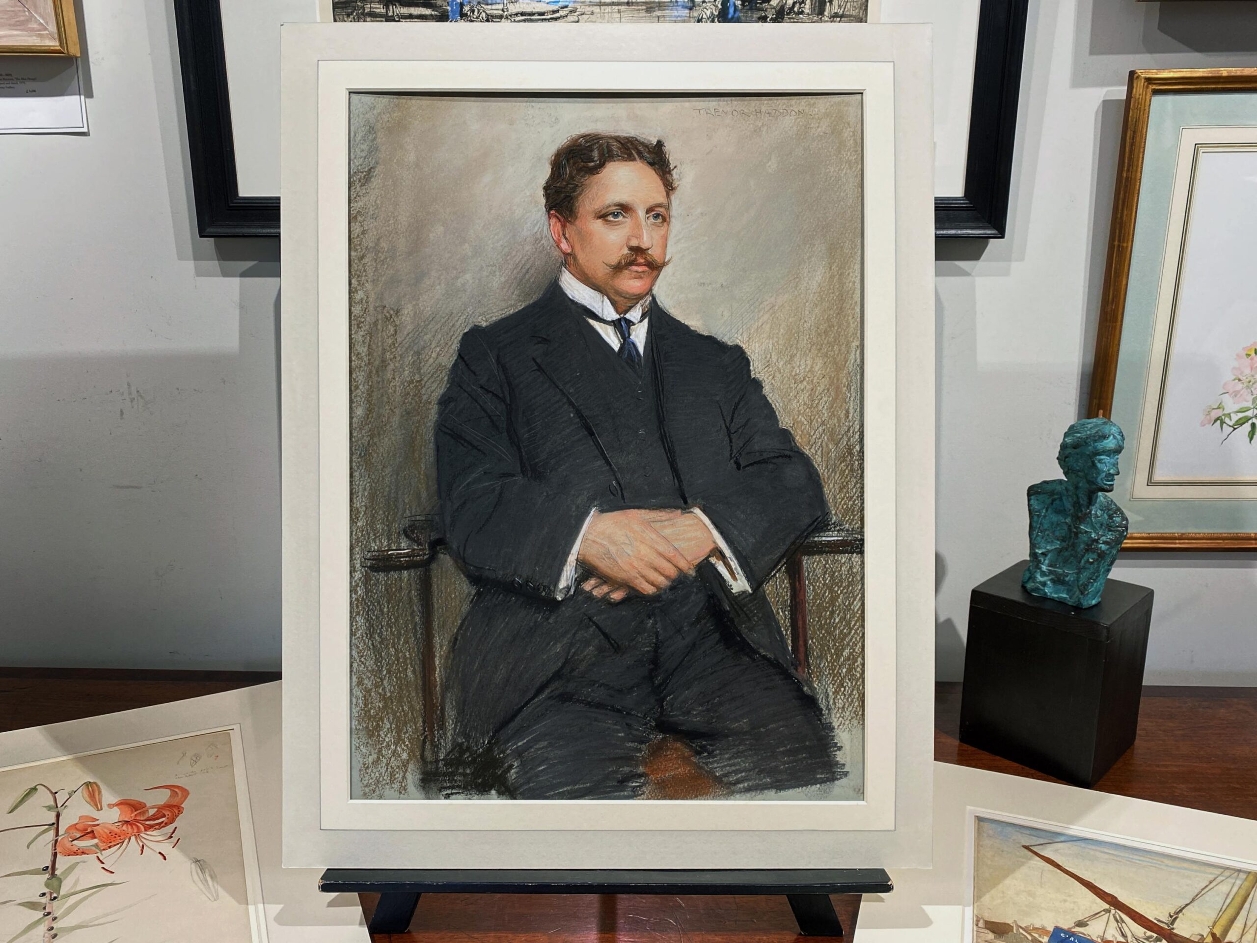 Haddon, Arthur Trevor (1864 – 1941) – Portrait of Herman Finck (1872 ...