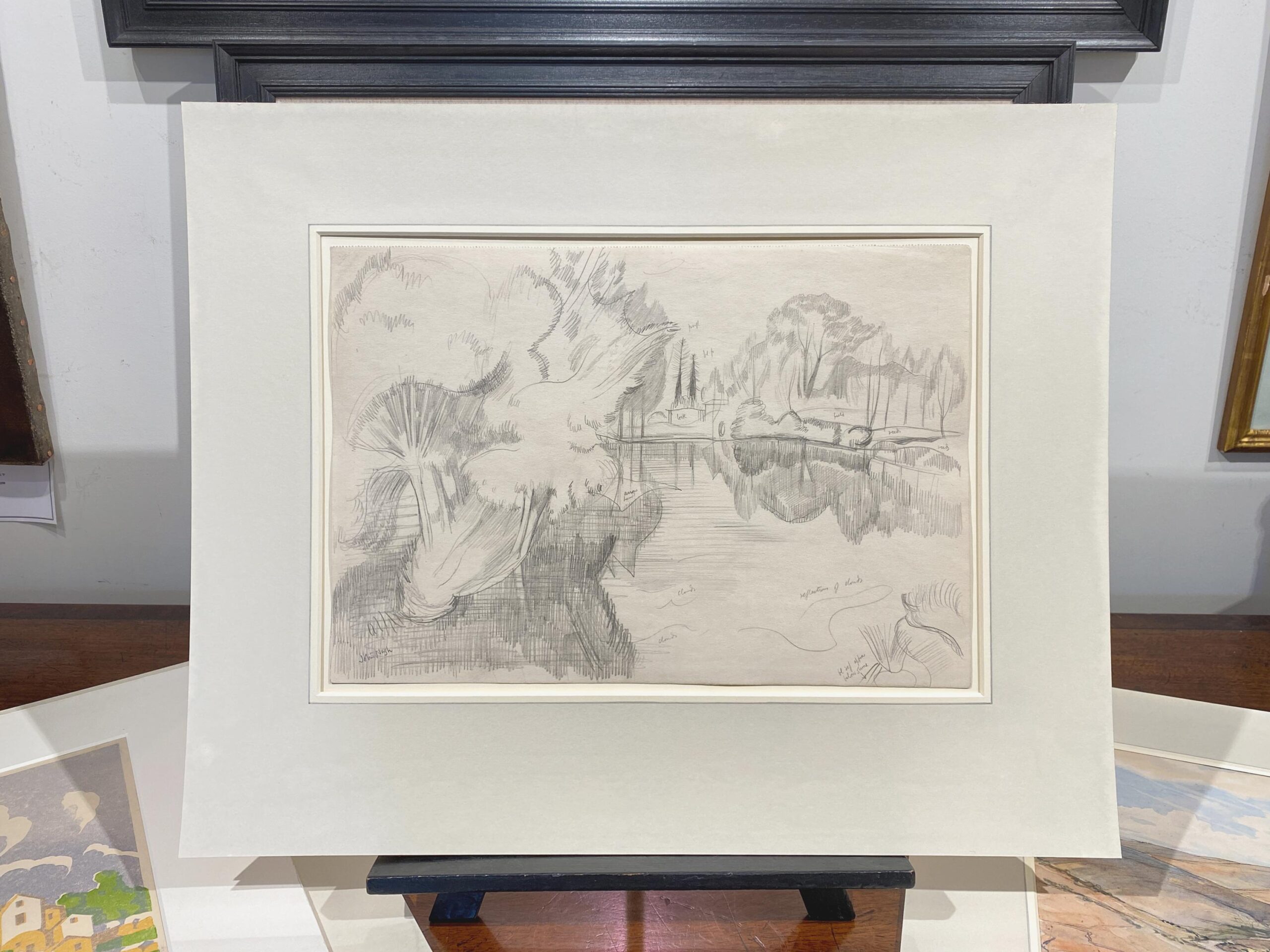 Nash R.A., John (1893 – 1977) – Essex; ‘Boxted Mill Pool’. | ABBOTT and ...