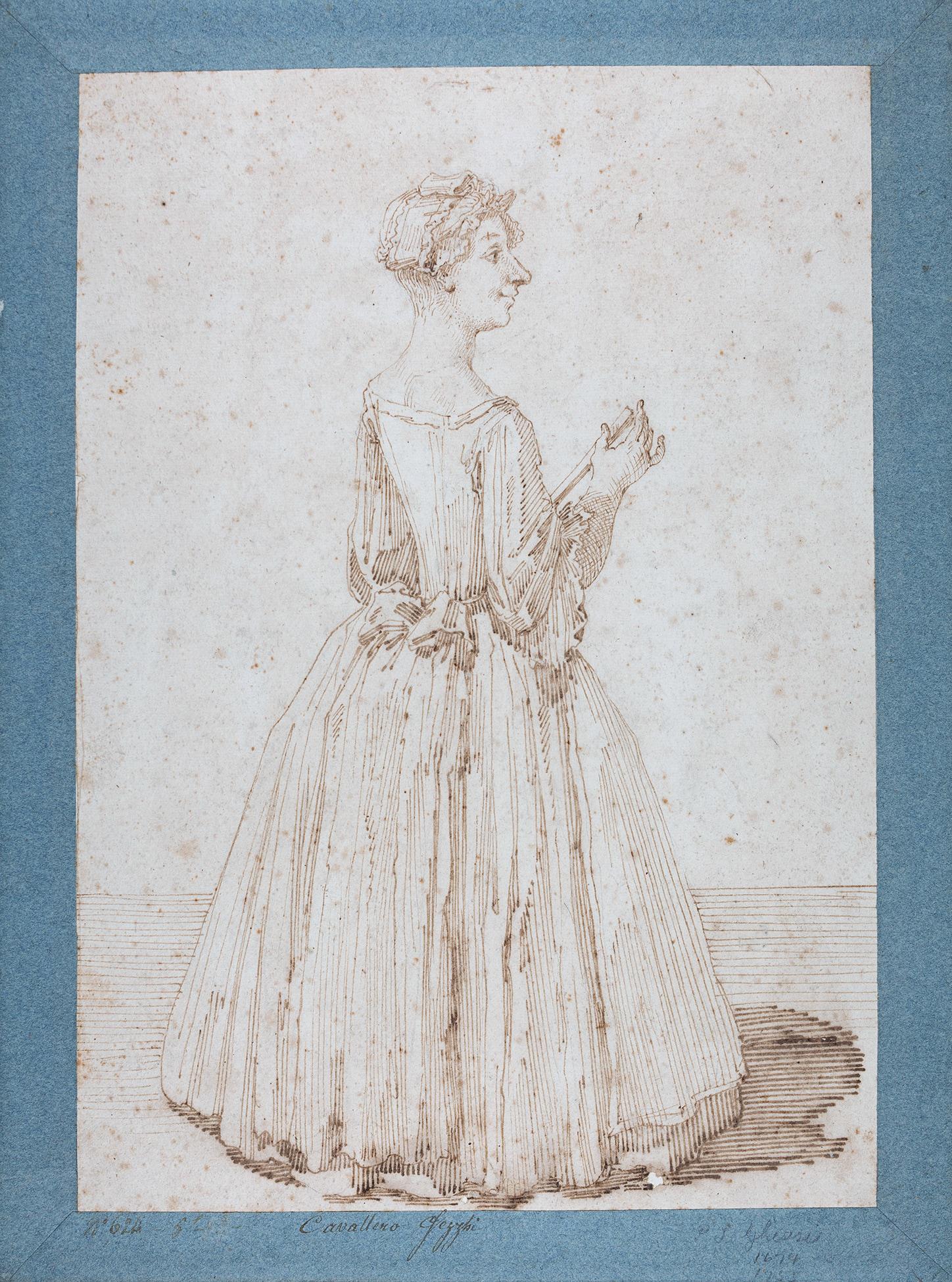 Ghezzi, Pier Leone (1674 – 1755) – Character Study. | ABBOTT and HOLDER