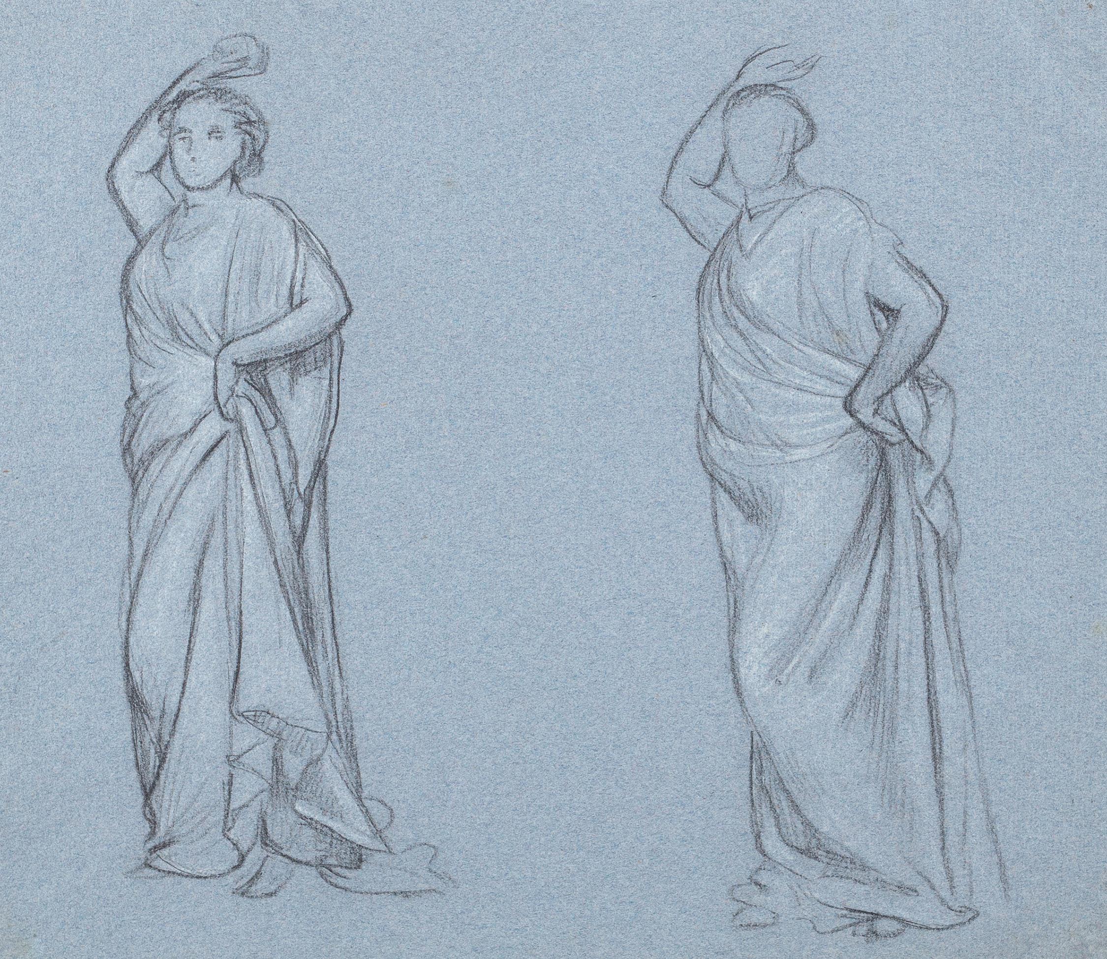 Prinsep R.A., Valentine (1838 – 1904) – Figure and Drapery studies ...