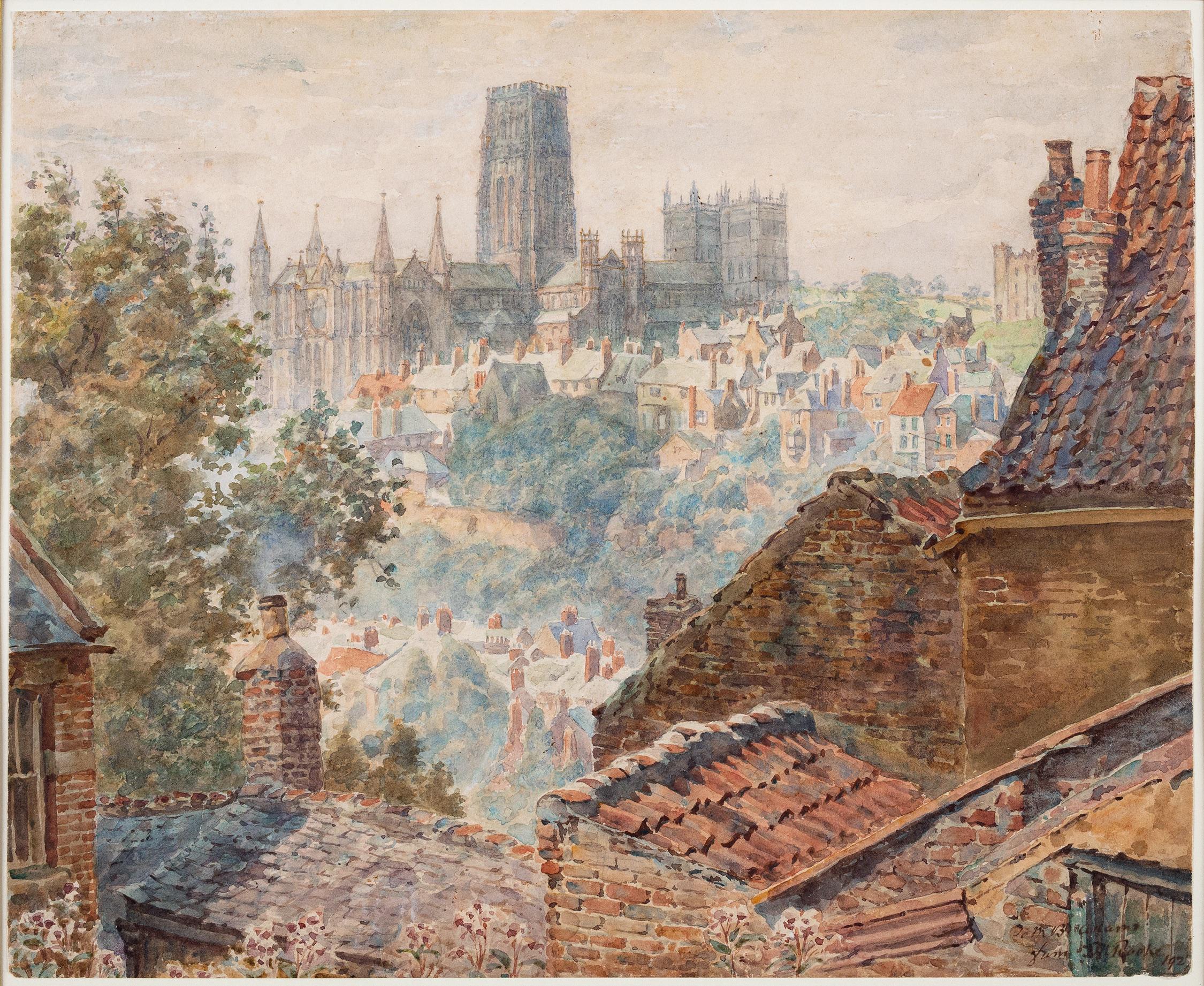 Rooke R.W.S., Thomas Matthews (1842 – 1942) – Durham; the Cathedral ...