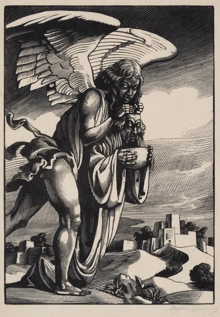 Gooden, Stephen (1892 – 1955) – ‘Habakkuk and the Angel’. | ABBOTT and ...