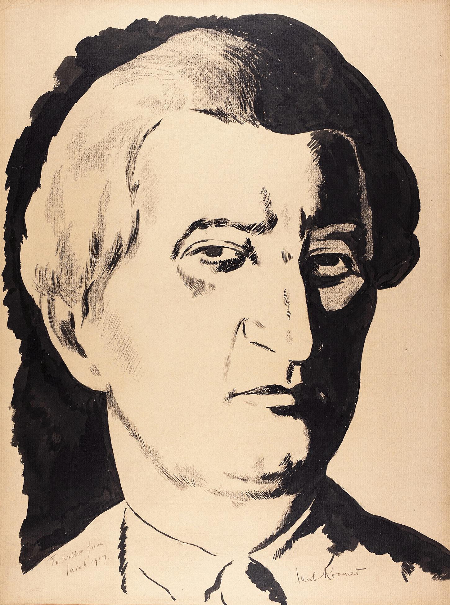 Kramer, Jacob (1892 – 1962) – Self Portrait. | ABBOTT and HOLDER