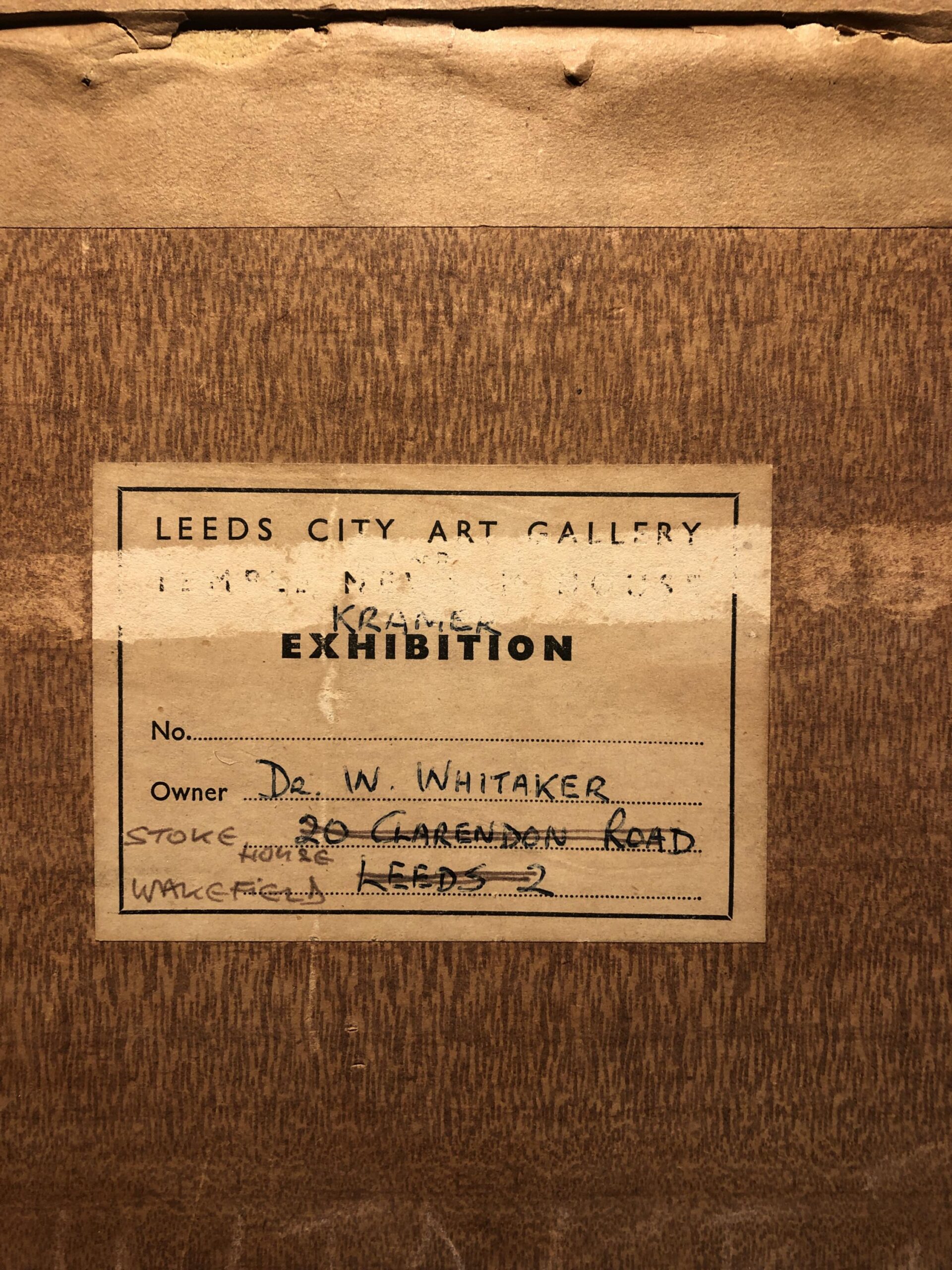 Kramer, Jacob (1892 – 1962) – Self Portrait. | ABBOTT and HOLDER