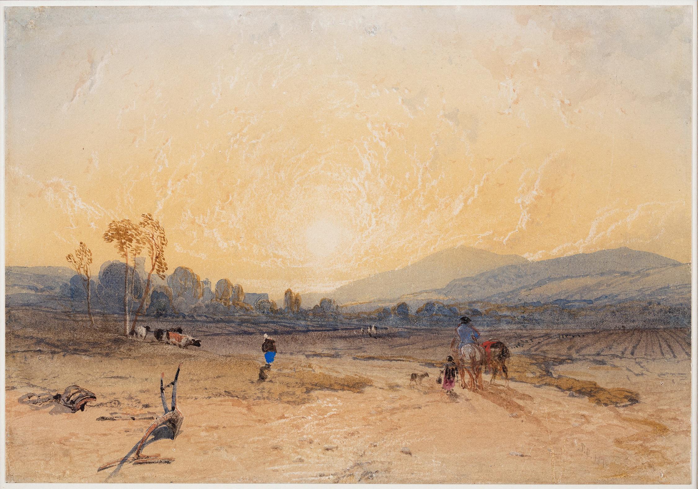 Richardson Jnr, Thomas Miles (1813 – 1890) – Evening; the return home ...