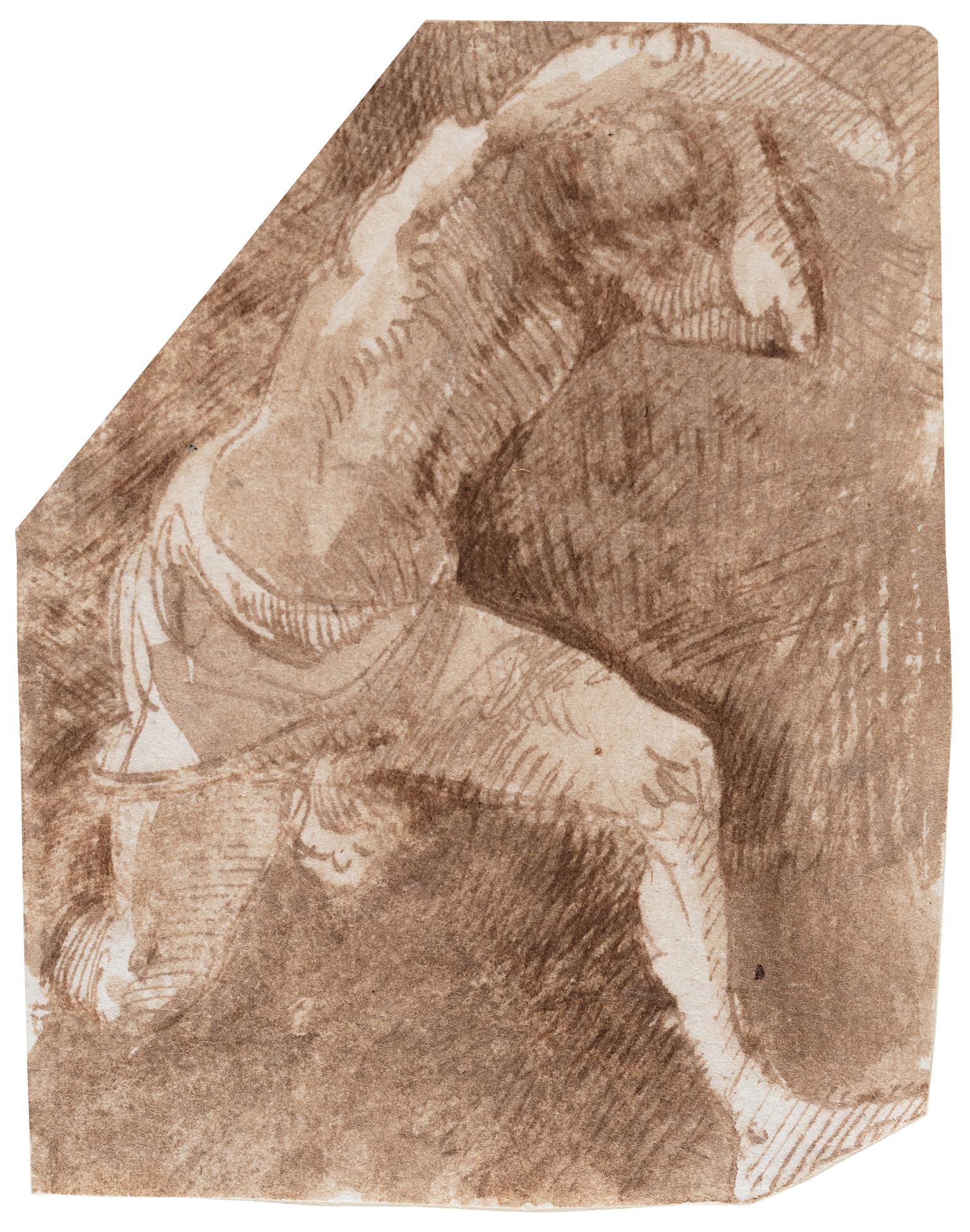 ANON (Seventeenth-Century) – Figure Study. | ABBOTT and HOLDER