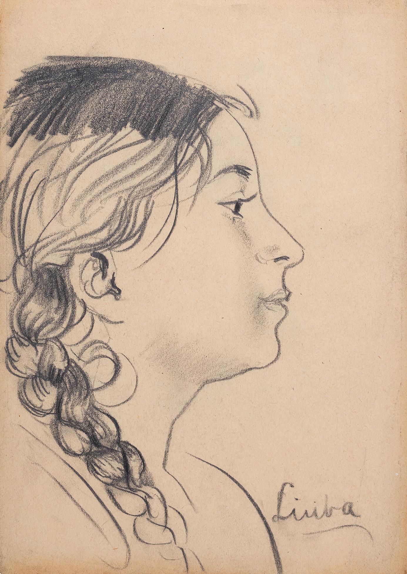 John O.M. R.A., Augustus (1878 – 1961) – ‘Liuba’; a Gypsy Girl ...