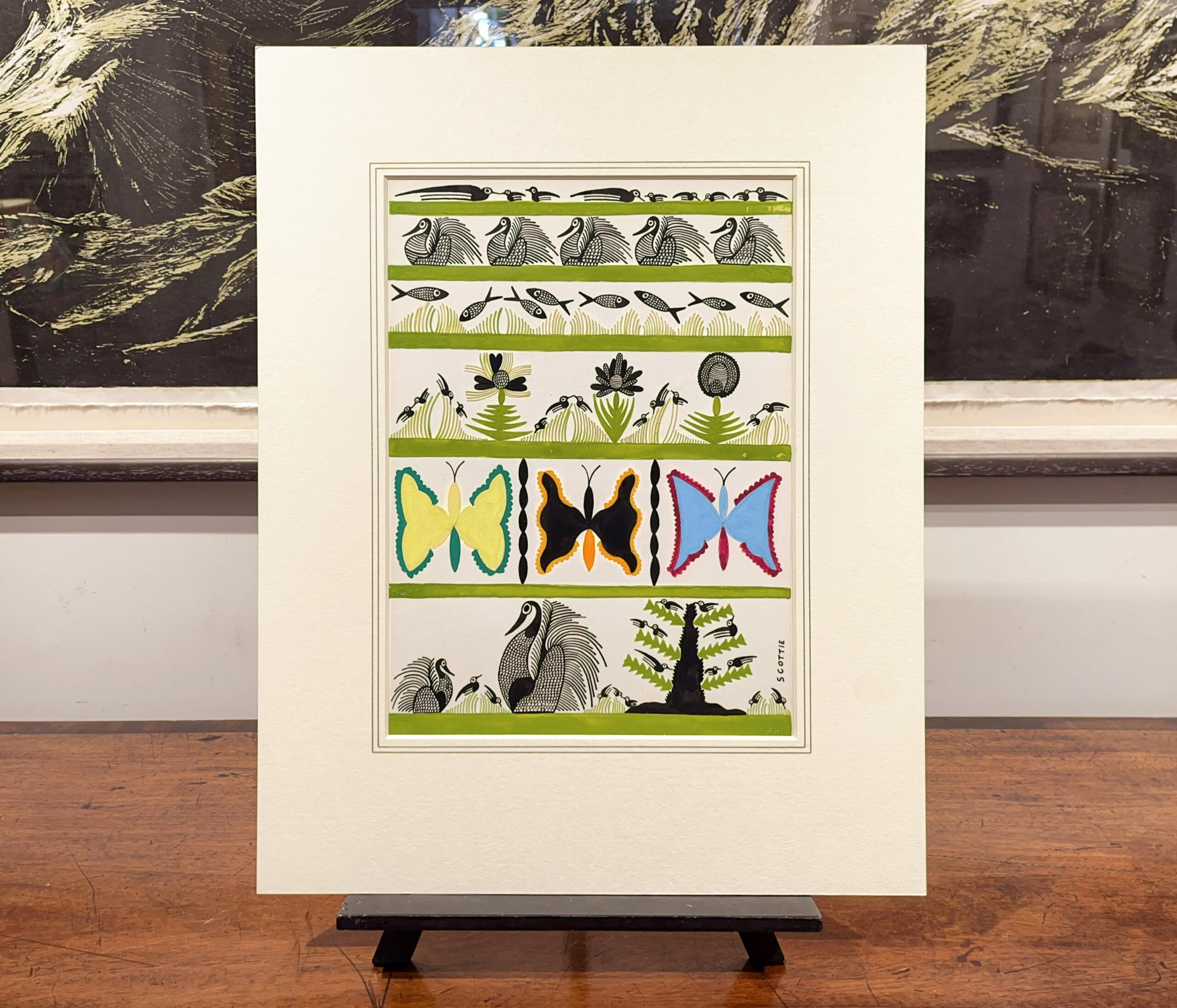 Wilson, Scottie (1888 – 1972) – Birds, Fish and Butterflies. | ABBOTT ...