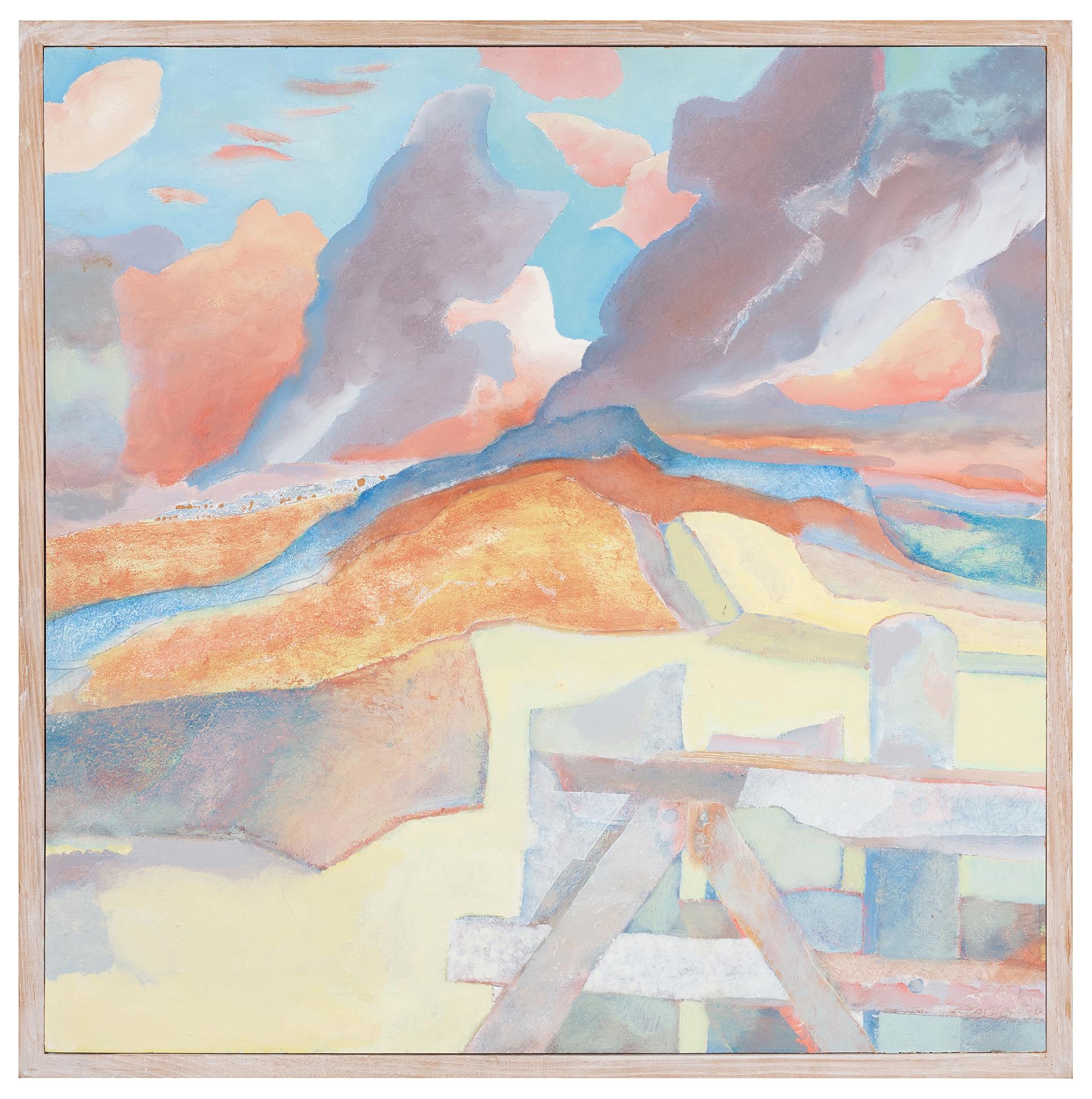 Hyatt, Derek (1931 – 2015) – Yorkshire; ‘Clouds over Hawk Rock ...