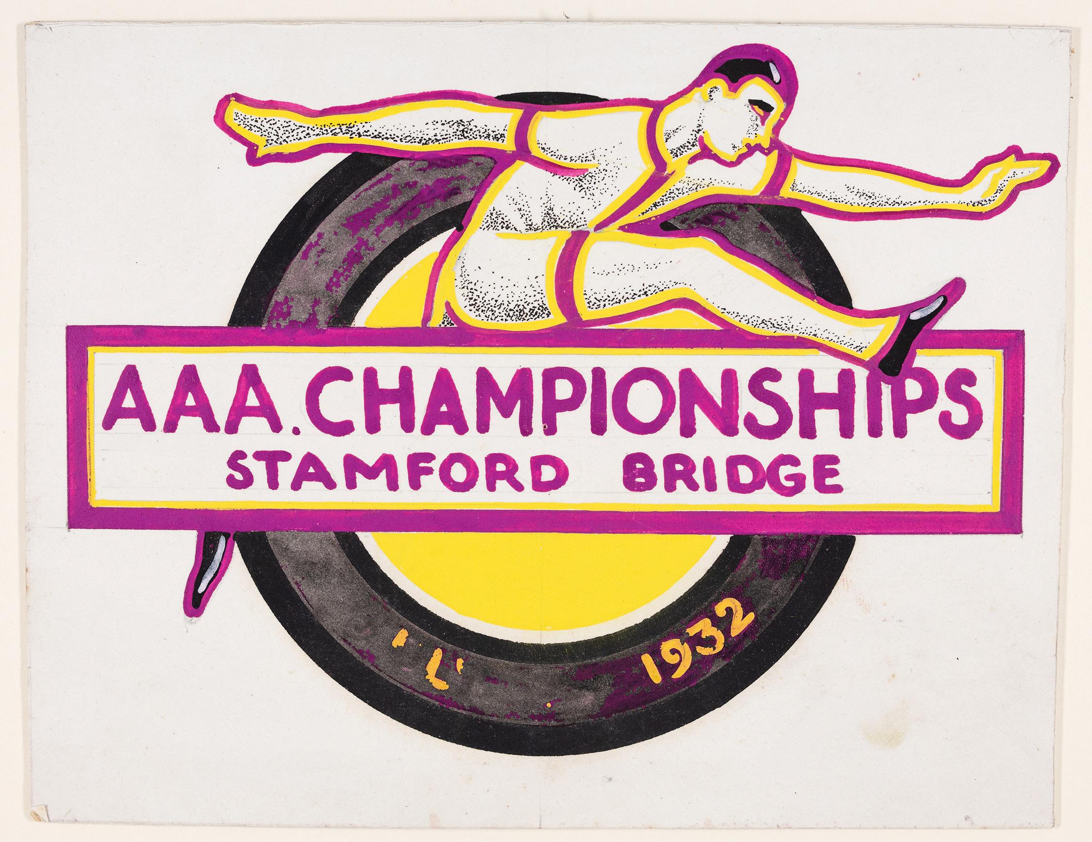 Halliwell, Albert Edward (1905 – 1987) – ‘AAA Championships Stamford ...