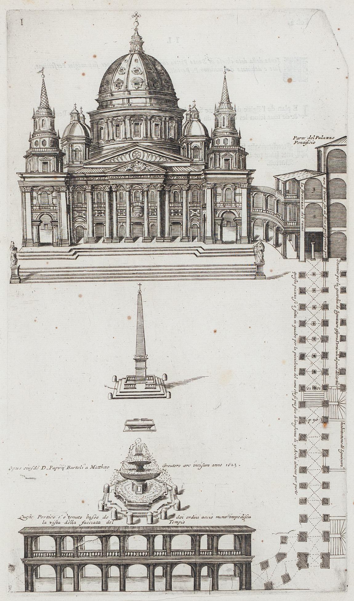 Vignola, Giacomo Barozzi da (1507 – 1573) – Rome; St Peter’s. | ABBOTT ...