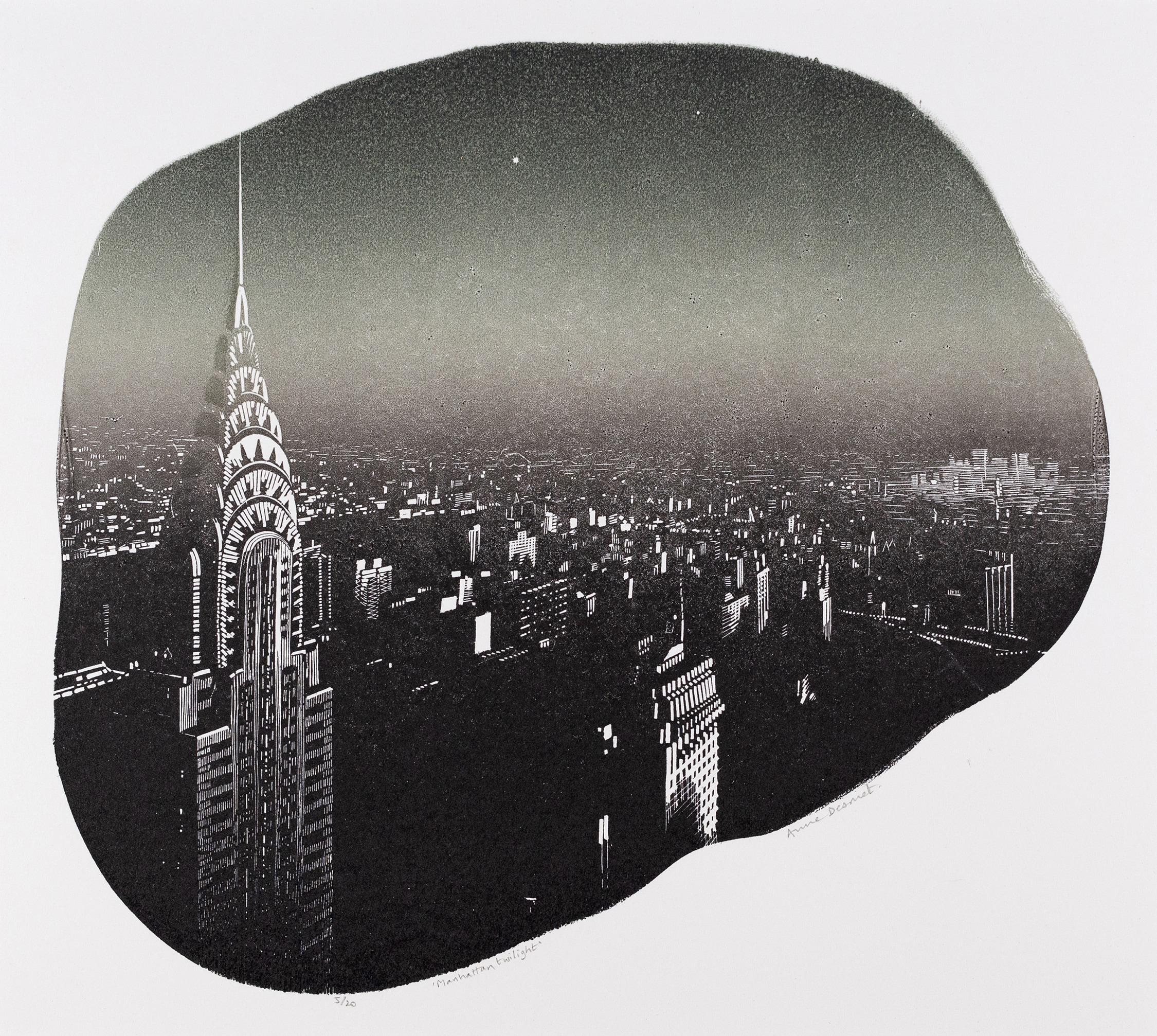 Desmet R.A., Anne (born 1964) – ‘Manhattan Twilight’. | ABBOTT and HOLDER
