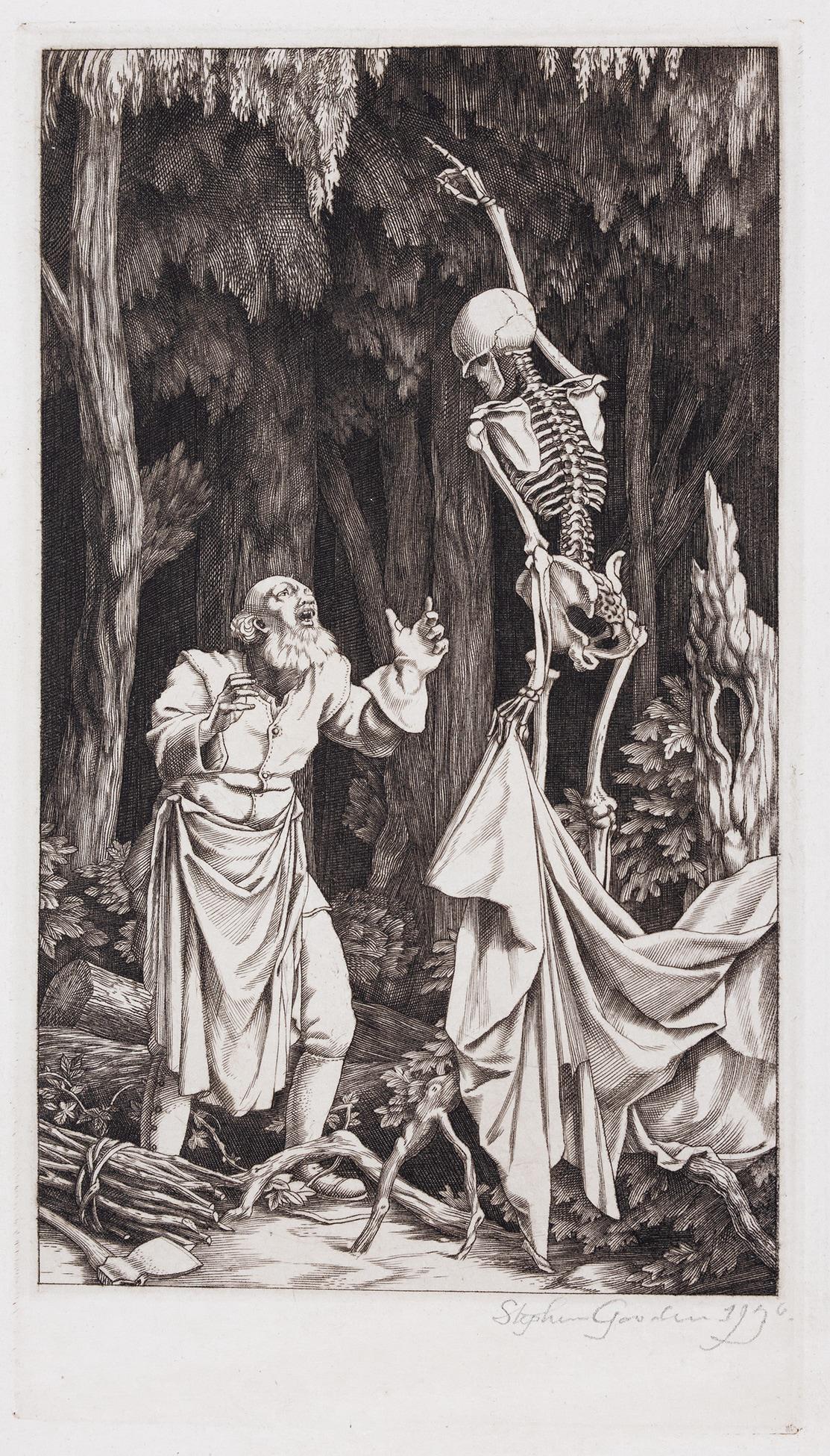 Gooden, Stephen (1892 – 1955) – ‘Death and the Woodman’. | ABBOTT and ...