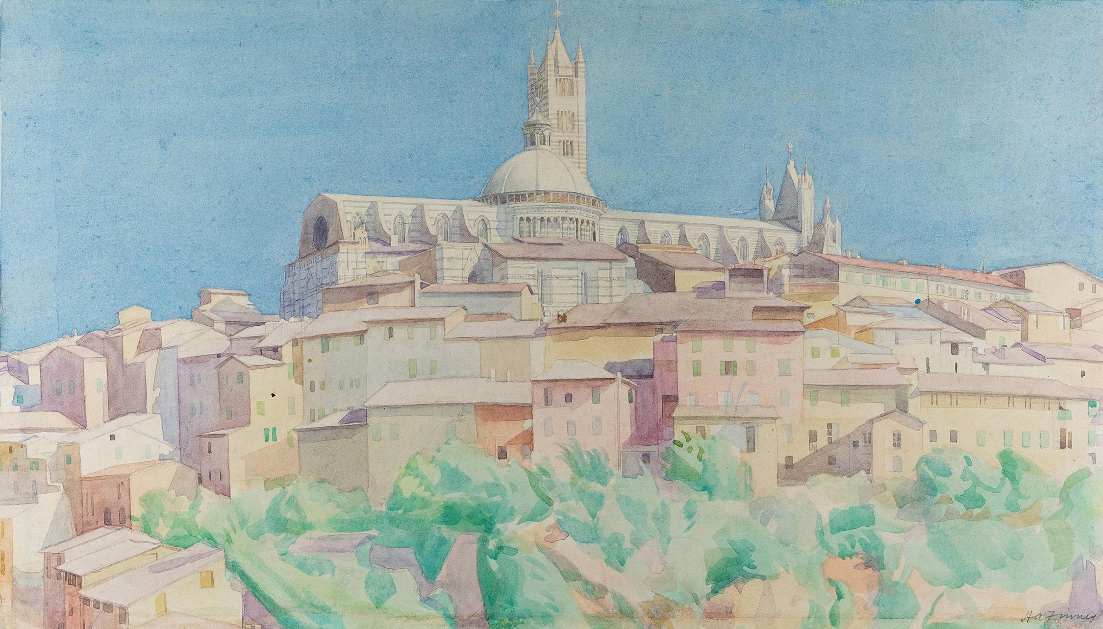 Finney, Hubert Arthur (1905 – 1991) – Italy; Sienna. | ABBOTT and HOLDER