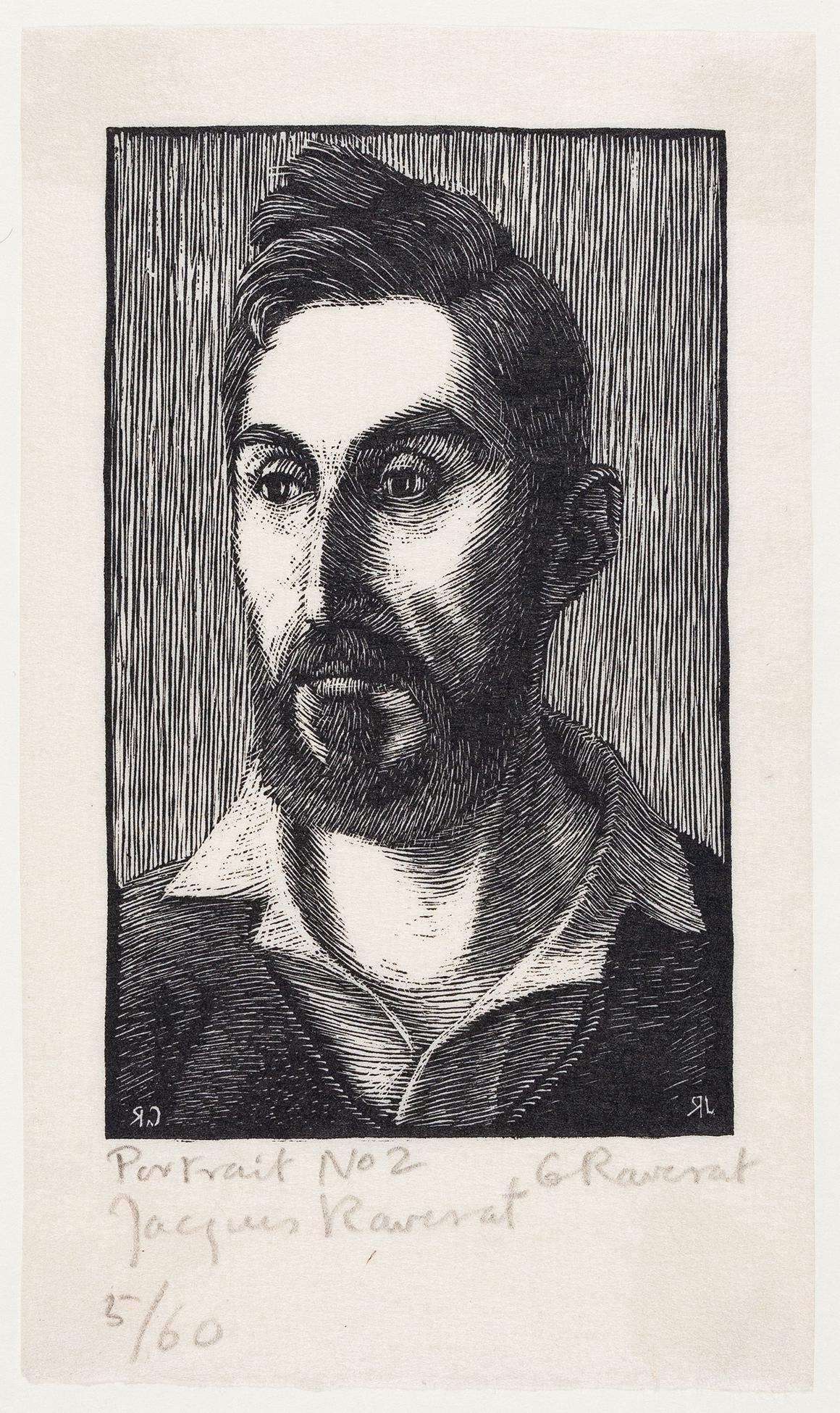 Raverat S.W.E., Gwen (1885 – 1957) – ‘Portrait of Jacques Raverat No.2 ...