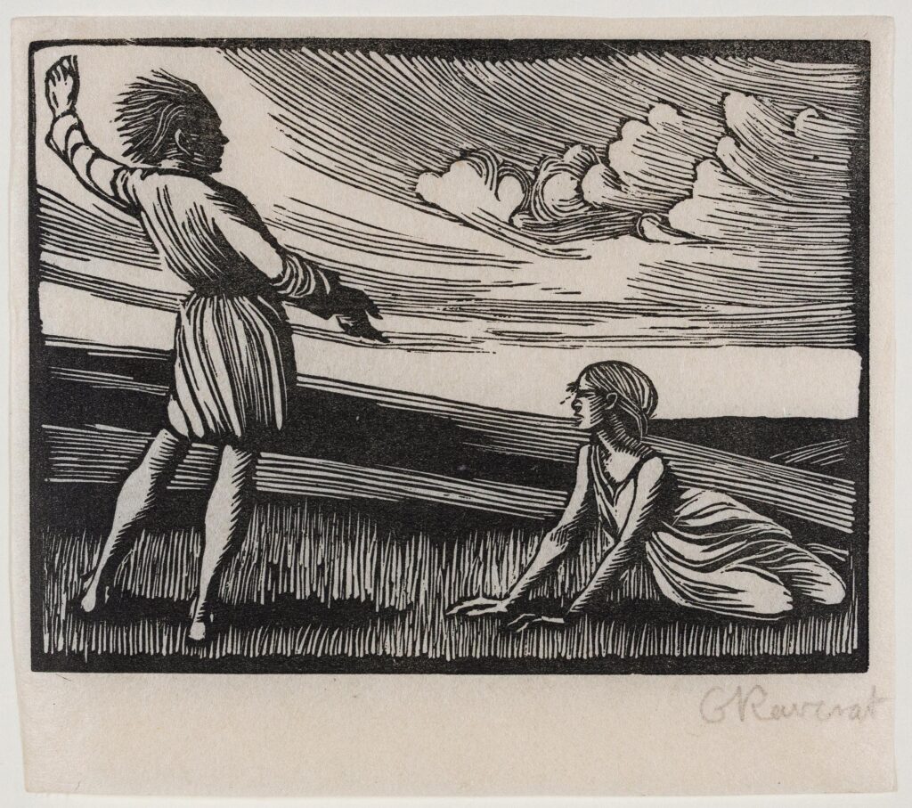 Raverat S.W.E., Gwen (1885 – 1957) – ‘The Quarrel of Lord Thomas & Fair ...