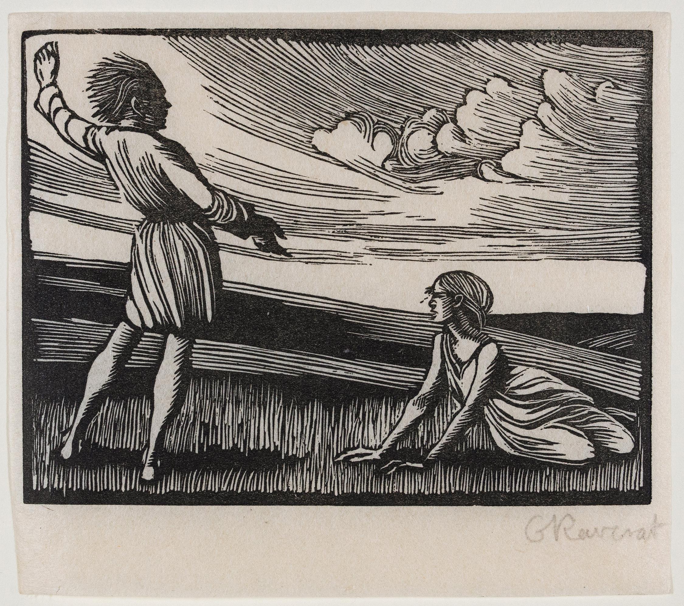Raverat S.W.E., Gwen (1885 – 1957) – ‘The Quarrel of Lord Thomas & Fair ...