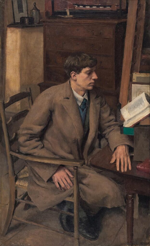 Bone N.E.A.C., Stephen (1904 – 1958) – Gavin Bone (1903-1942) reading ...