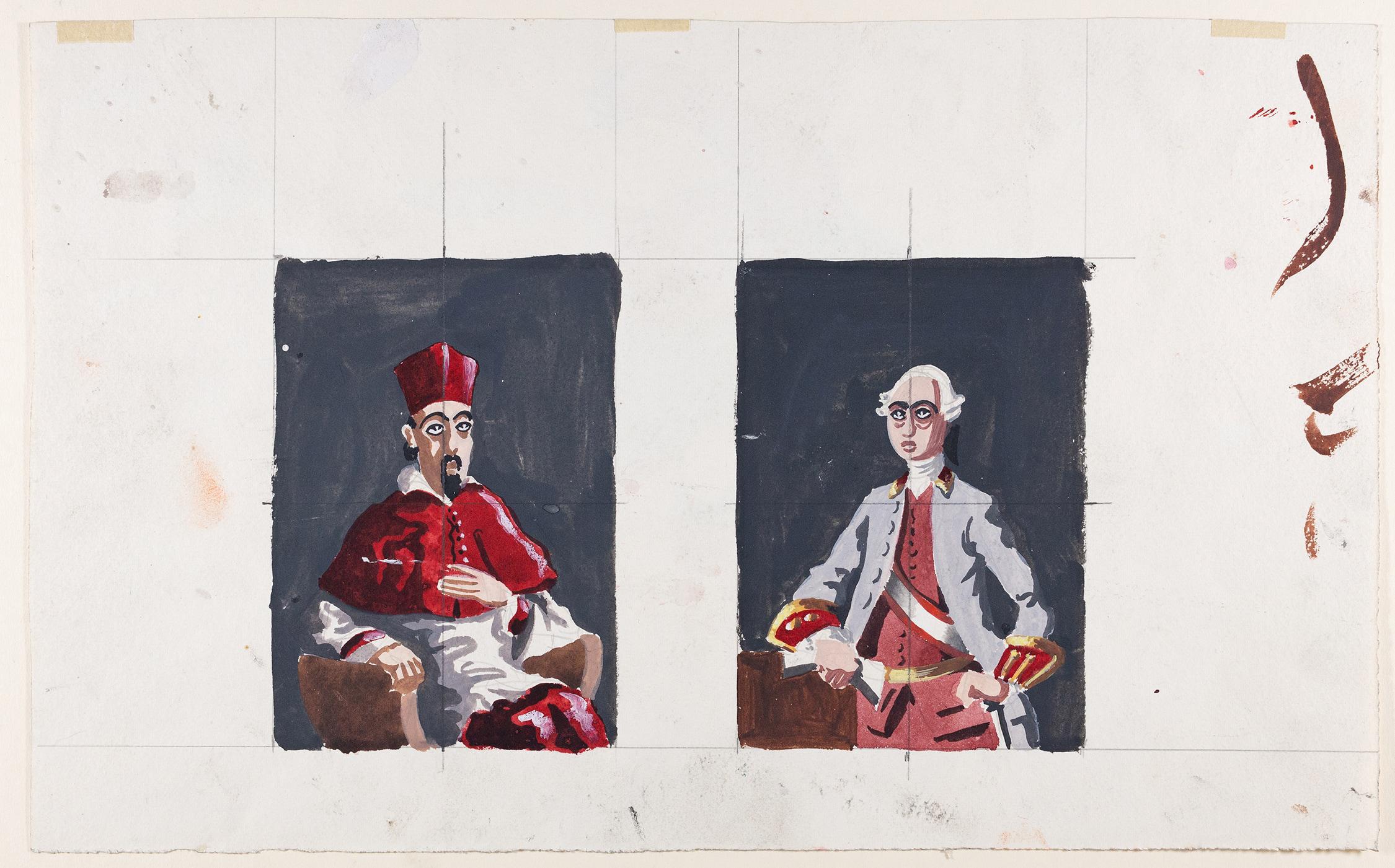 Lancaster O.B.E., Sir Osbert (1908 – 1986) – Costumes for Donizetti’s ...