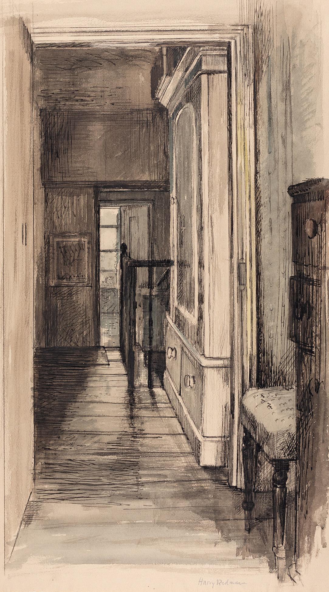 Redman, Henry (AKA Harry) Victor (1920 – 1994) – Landing and linen ...