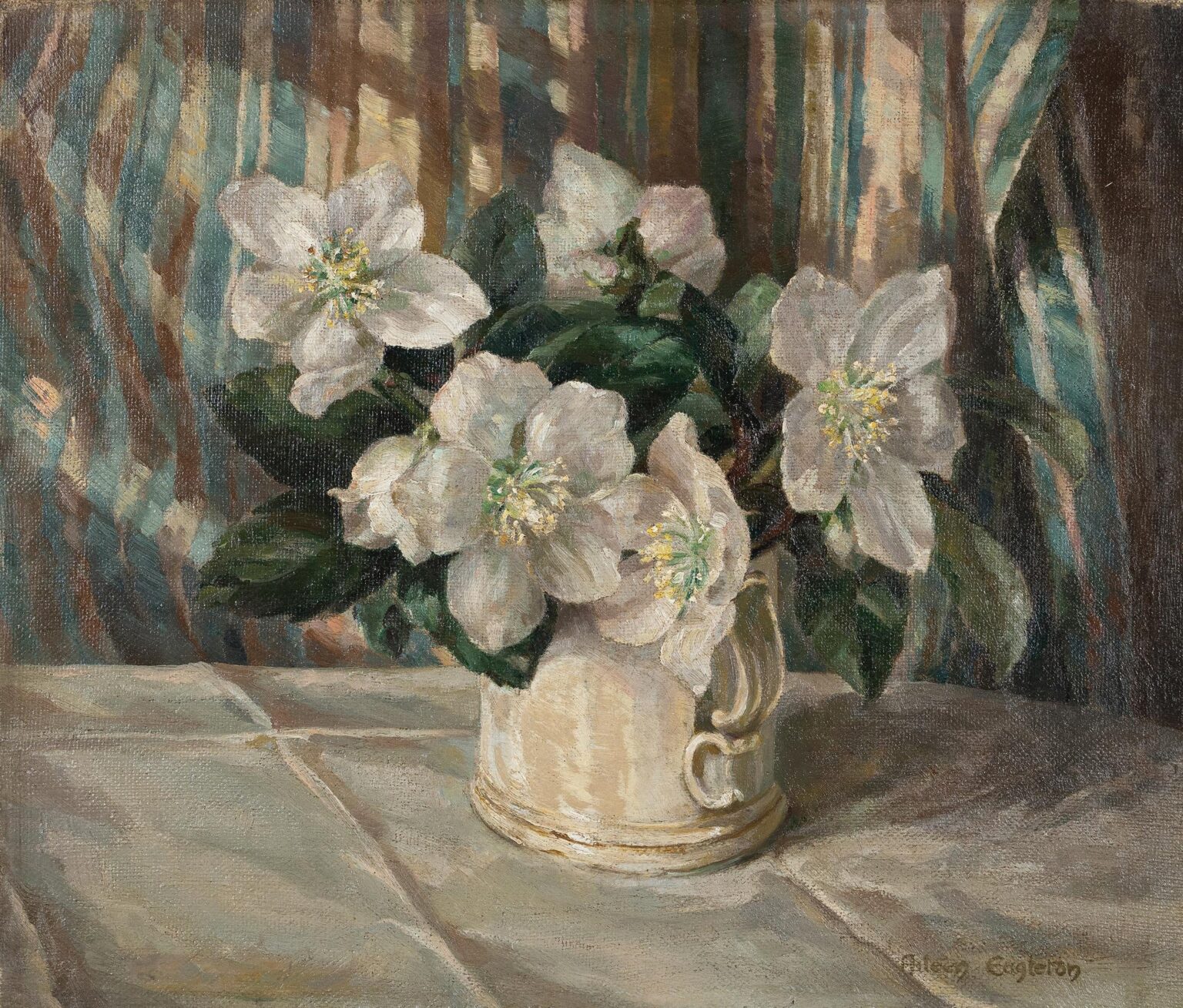 Eagleton, Aileen (1902 – 1984) – Hellebores. | ABBOTT and HOLDER