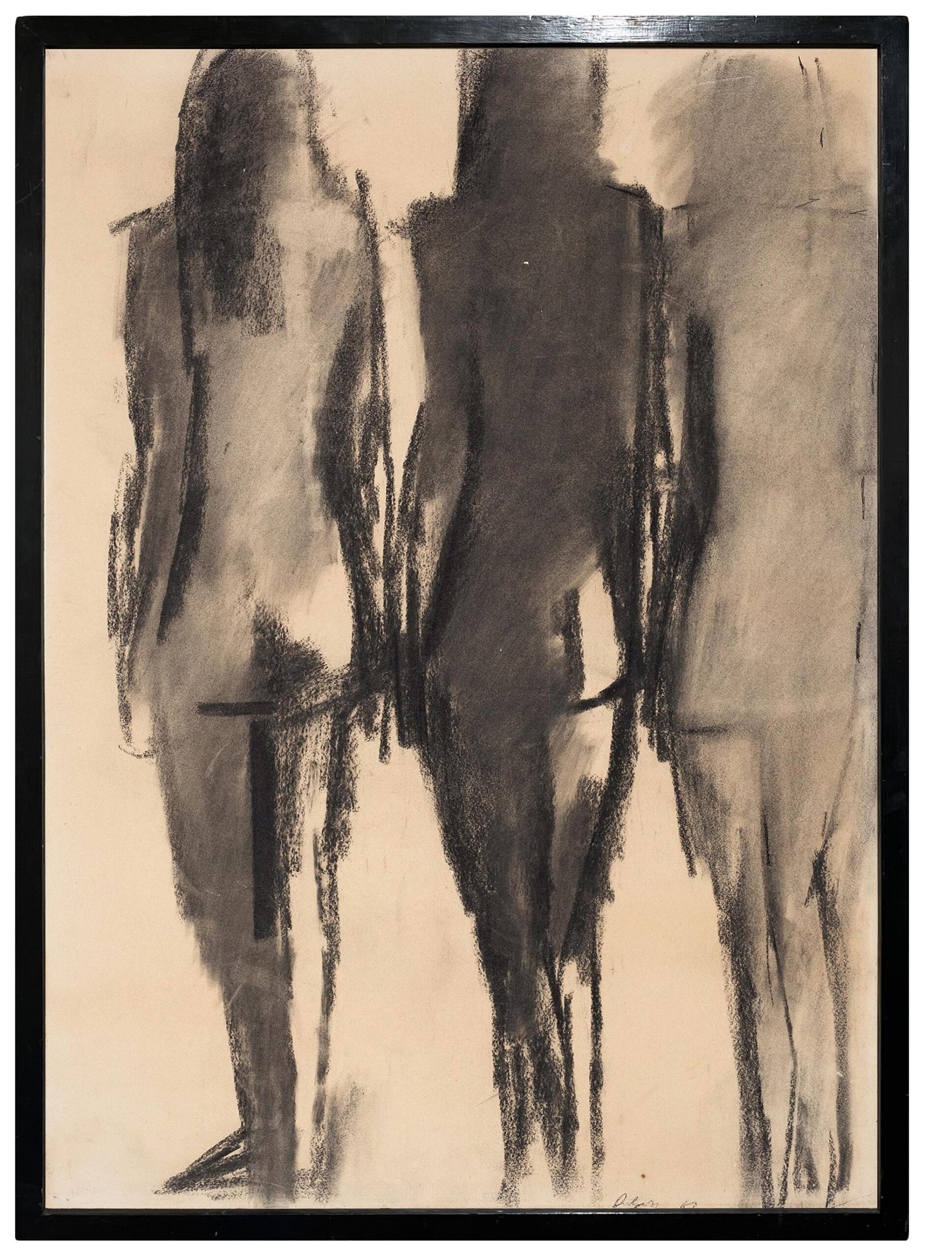 Dubsky, Mario (1939 – 1985) – Two Figures; a life drawing. | ABBOTT and ...