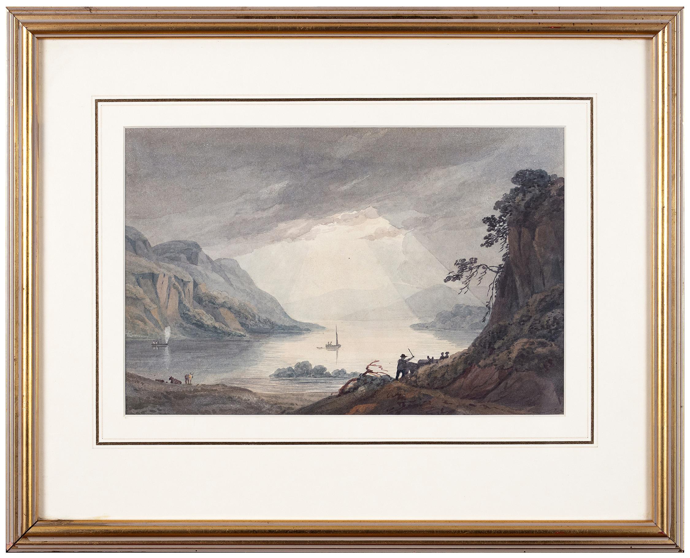Clark (Nineteenth Century), H – A lakeside view. | ABBOTT and HOLDER