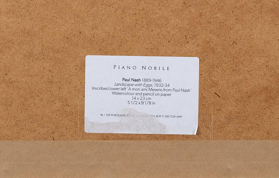 Nash, Paul (1889 – 1946) – Flint and Eggs. | ABBOTT and HOLDER