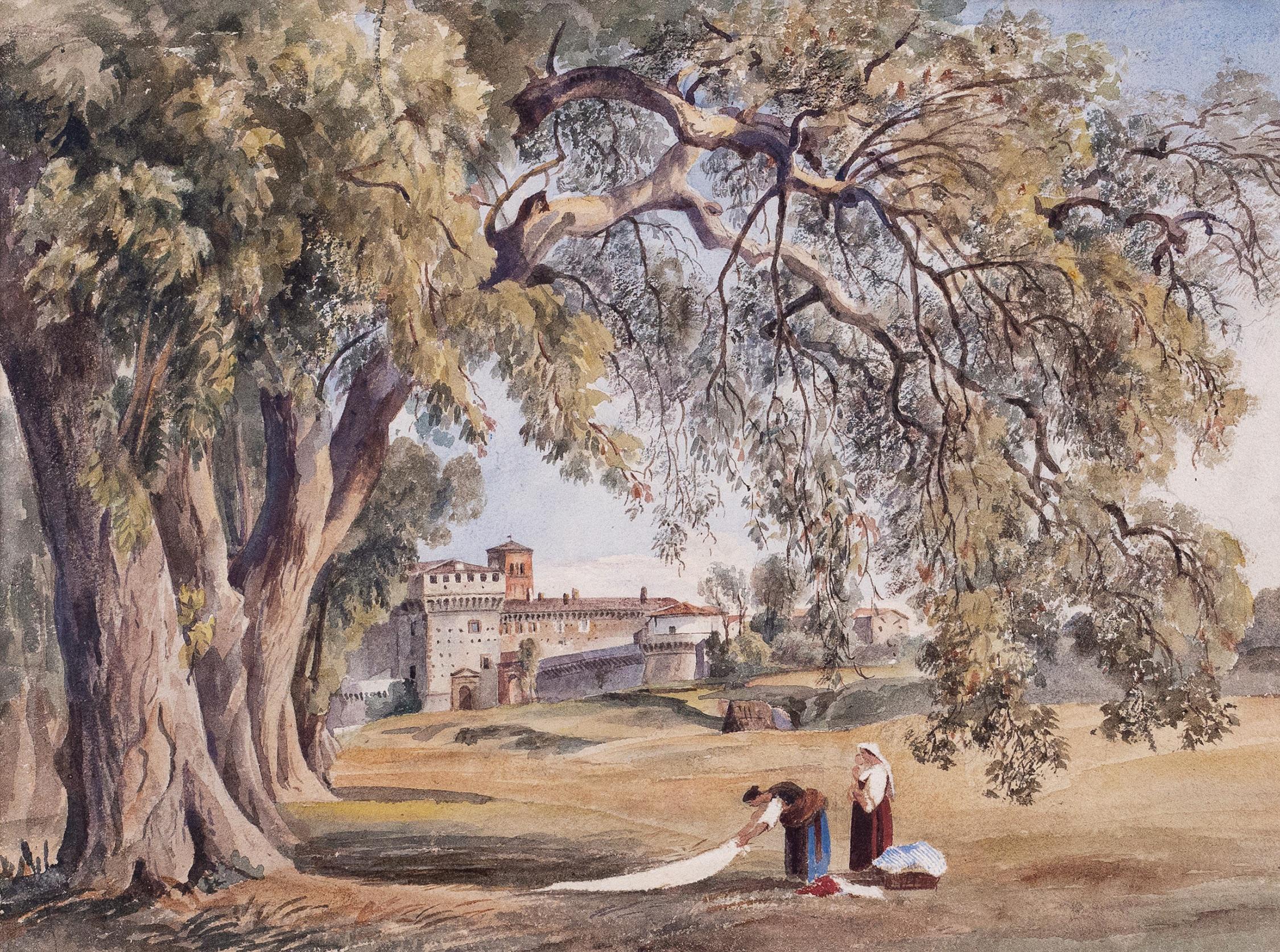 Cheney, (Robert) Henry (1801 – 1866) – Italy; ‘Grotta Ferrata, Jun 16 ...